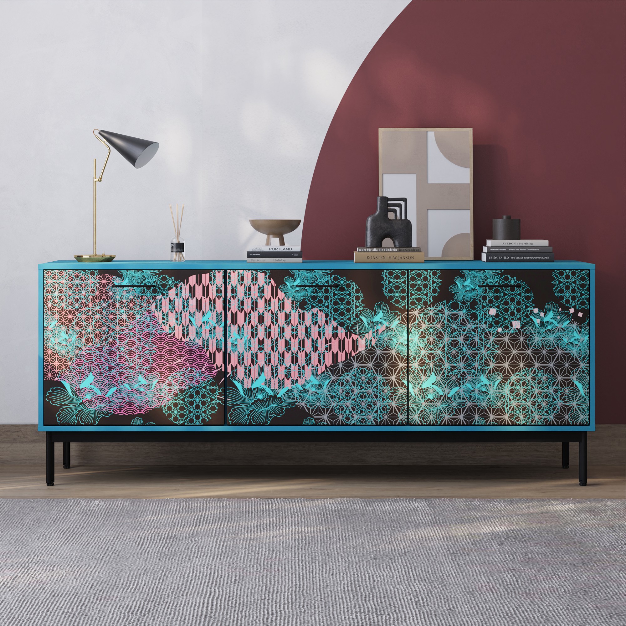 Комод Монте-Прадо Морской зелёный / Черный купить в Муроме — цена от производителя 45 388 ₽ в ...