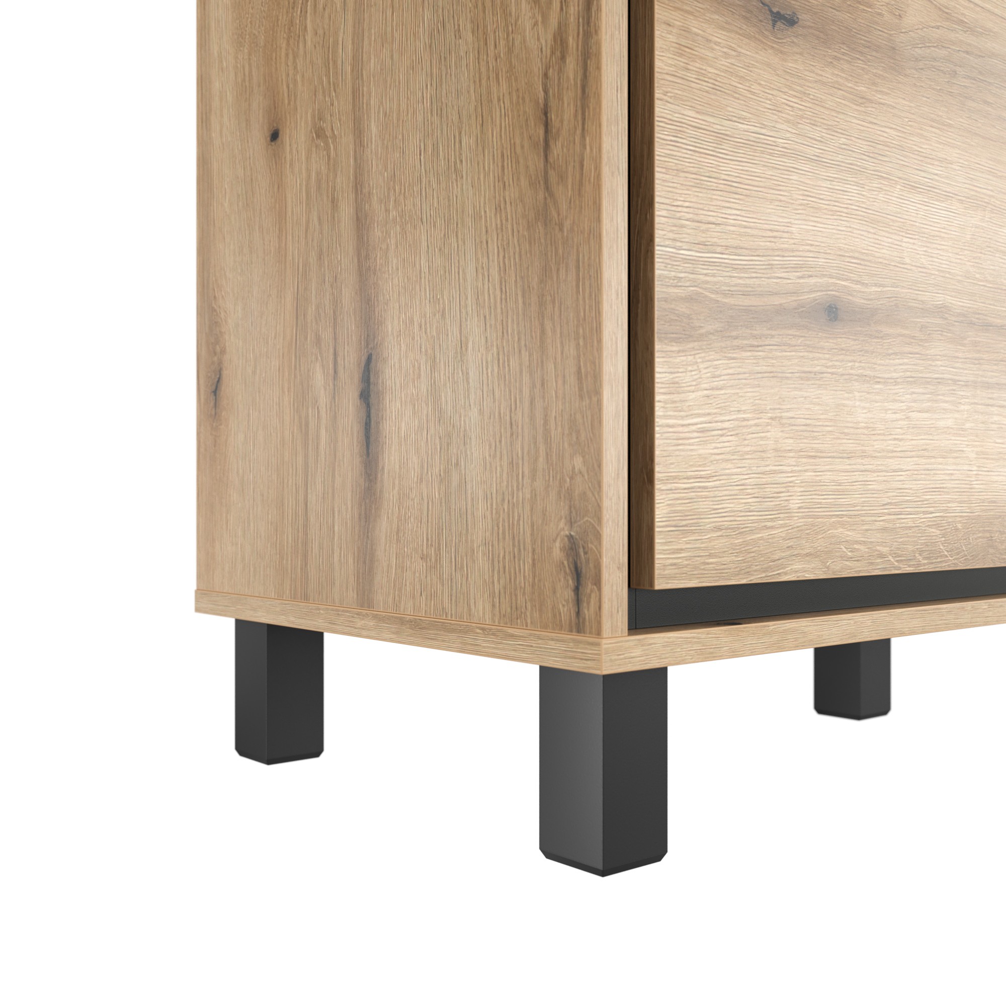 Комод Tenero Дуб эвок прибрежный / Черный купить в Красноярске — цена от производителя 18 966 ...