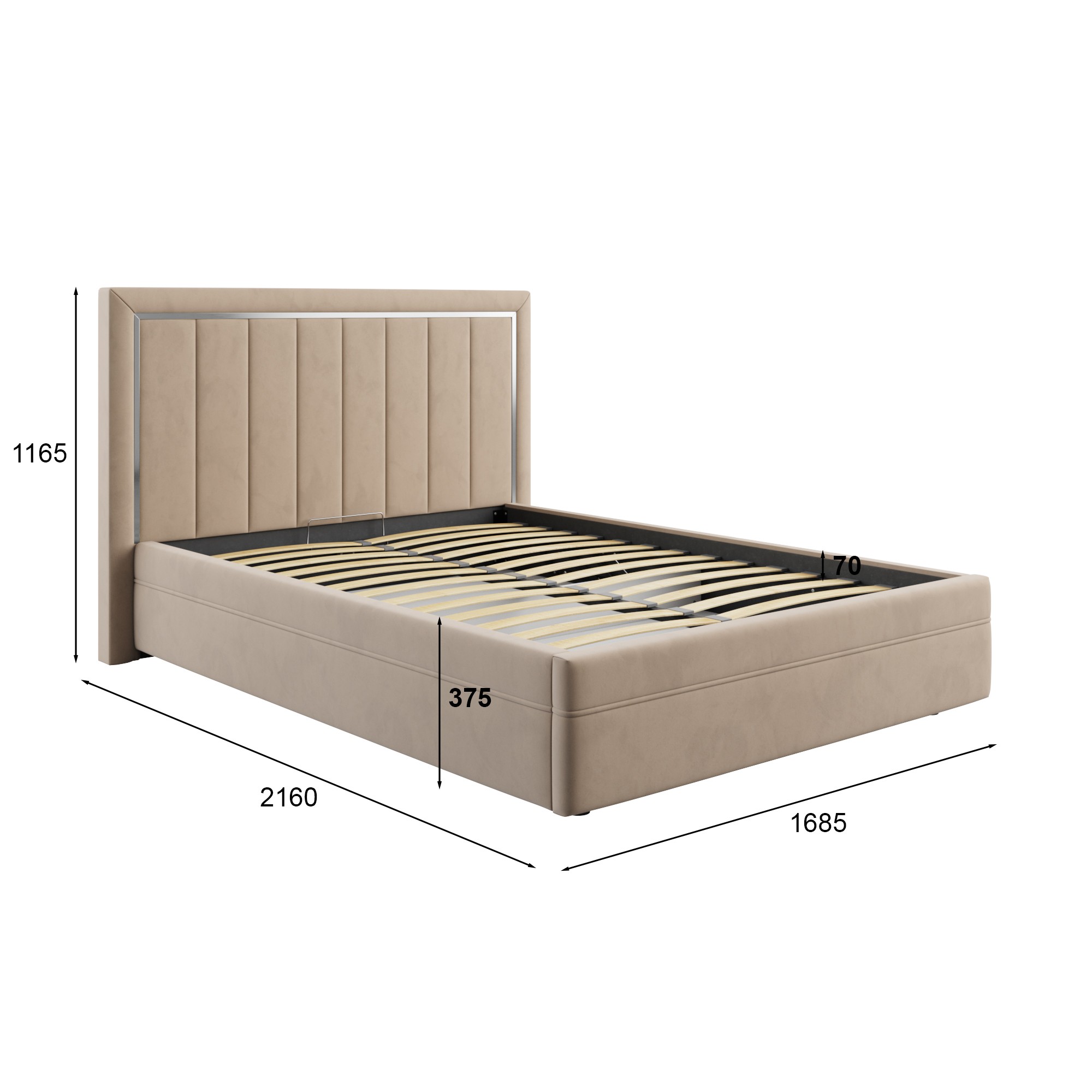 Кровать с подъемным механизмом Аметис 140х200 Diagonal 290 140 купить в Москве в магазине ...