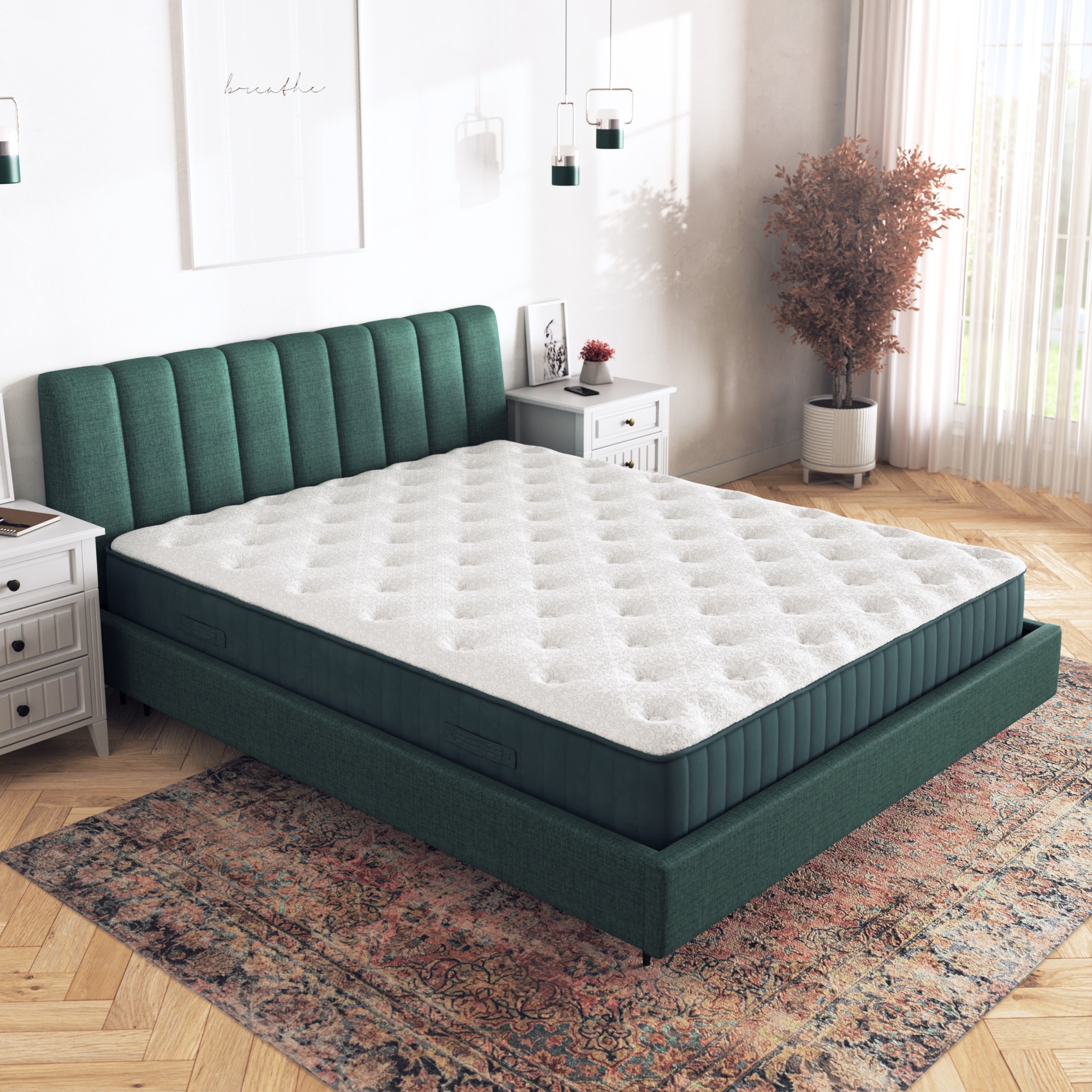 Матрас Медикал ПроАктив 140x200 с пружинным блоком Multispring Extra двусторонний: средний ...