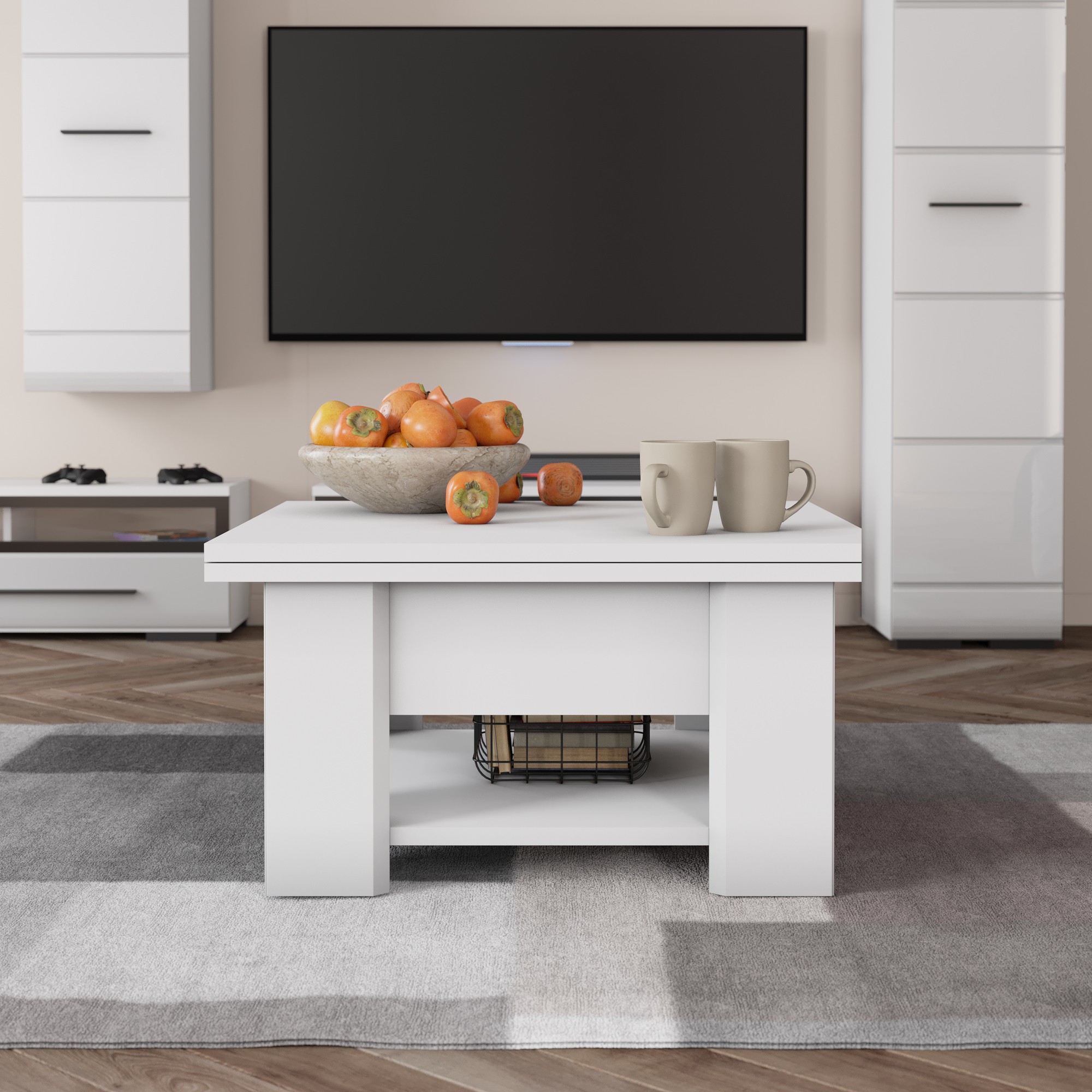 Журнальный стол-трансформер Летиция Белый купить в Москве — цена от ...