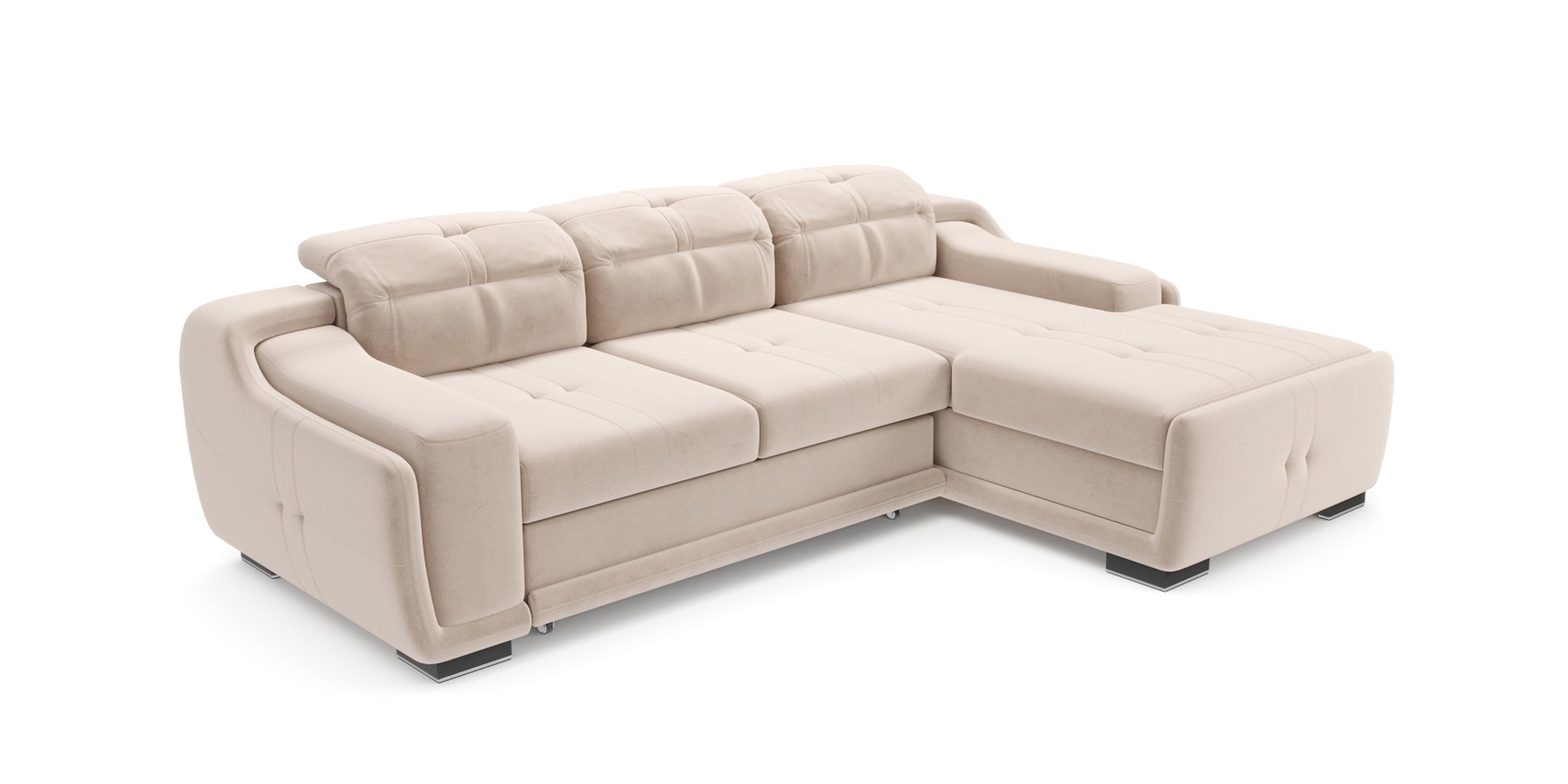 Диван угловой правый Пекин в стиле современный, с механизмом дельфин — купить в Москве в ...