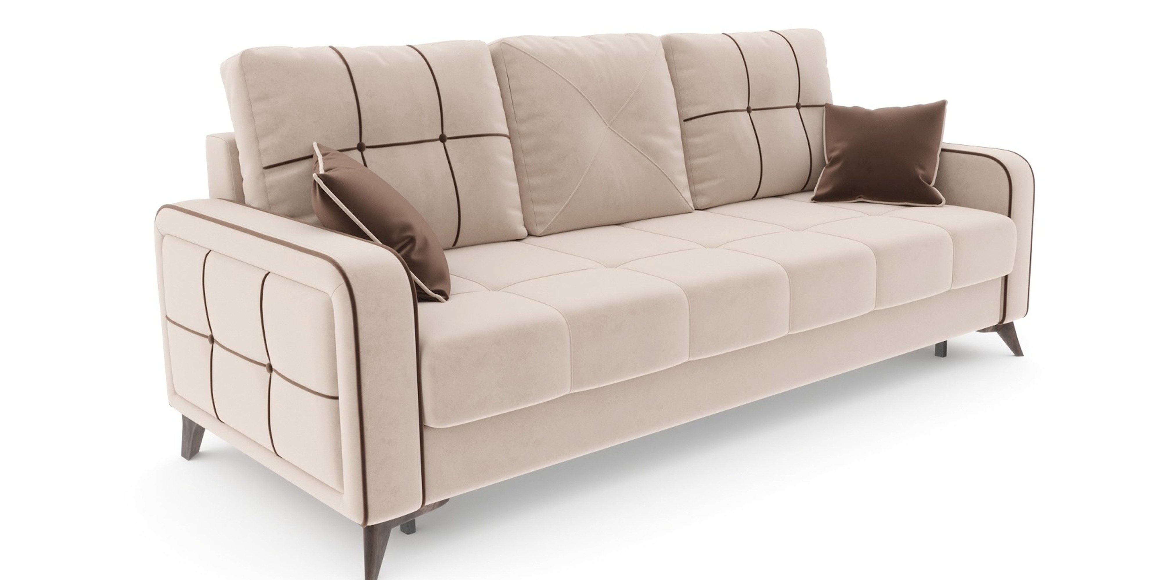 Диван Престон в стиле современный, скандинавский, с механизмом тик-так — купить в Москве в ...