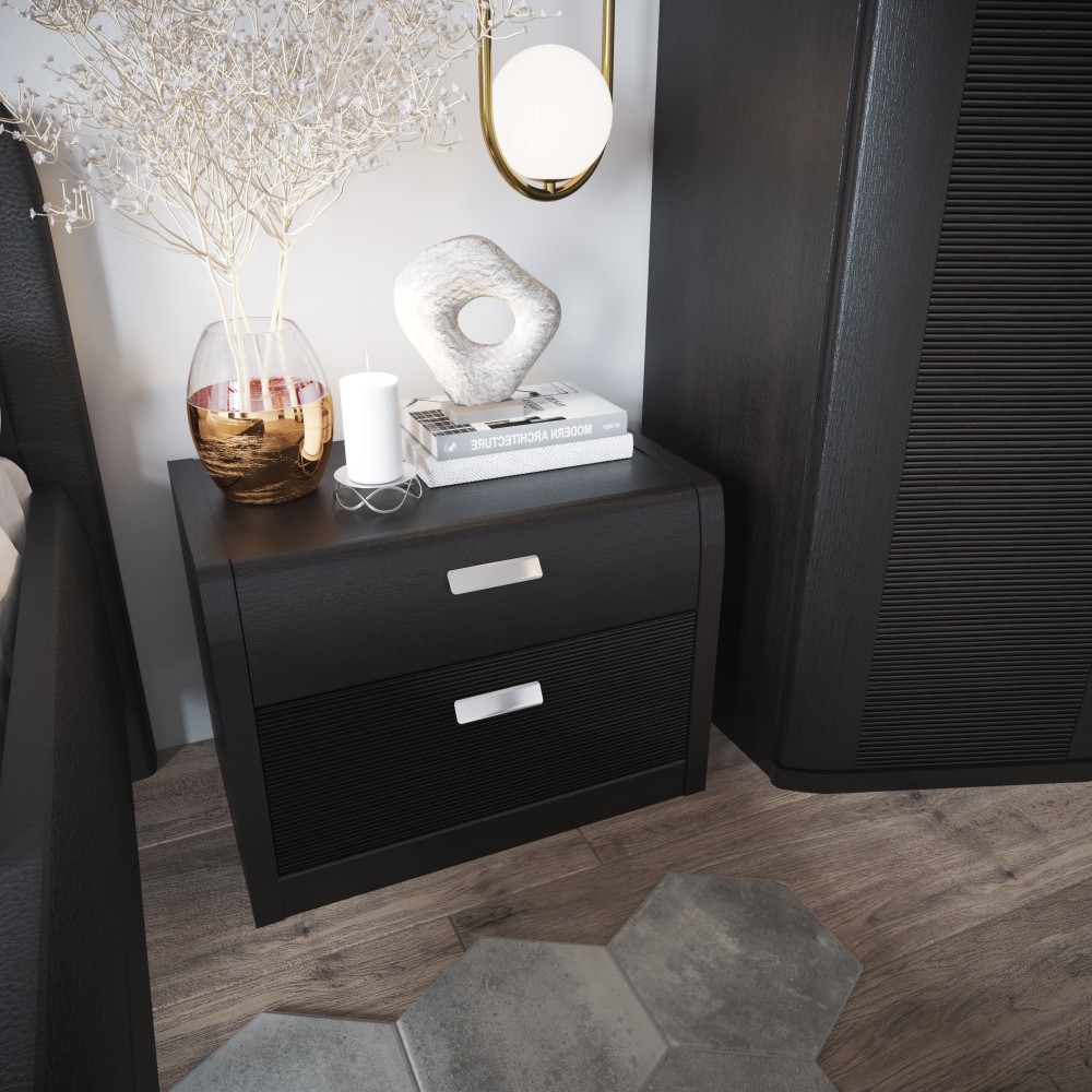 Тумба прикроватная Илона Дуб тёмный венге (б) купить в Москве — цена от производителя 17 010 ₽ в ...