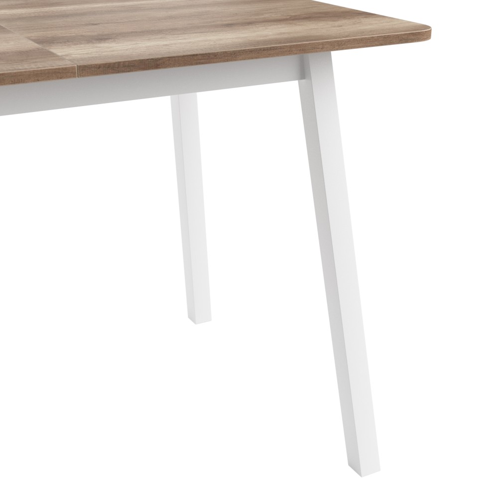 Стол обеденный раздвижной WINK-110 Дуб каньон / Белый купить в Москве — цена от производителя 20 ...