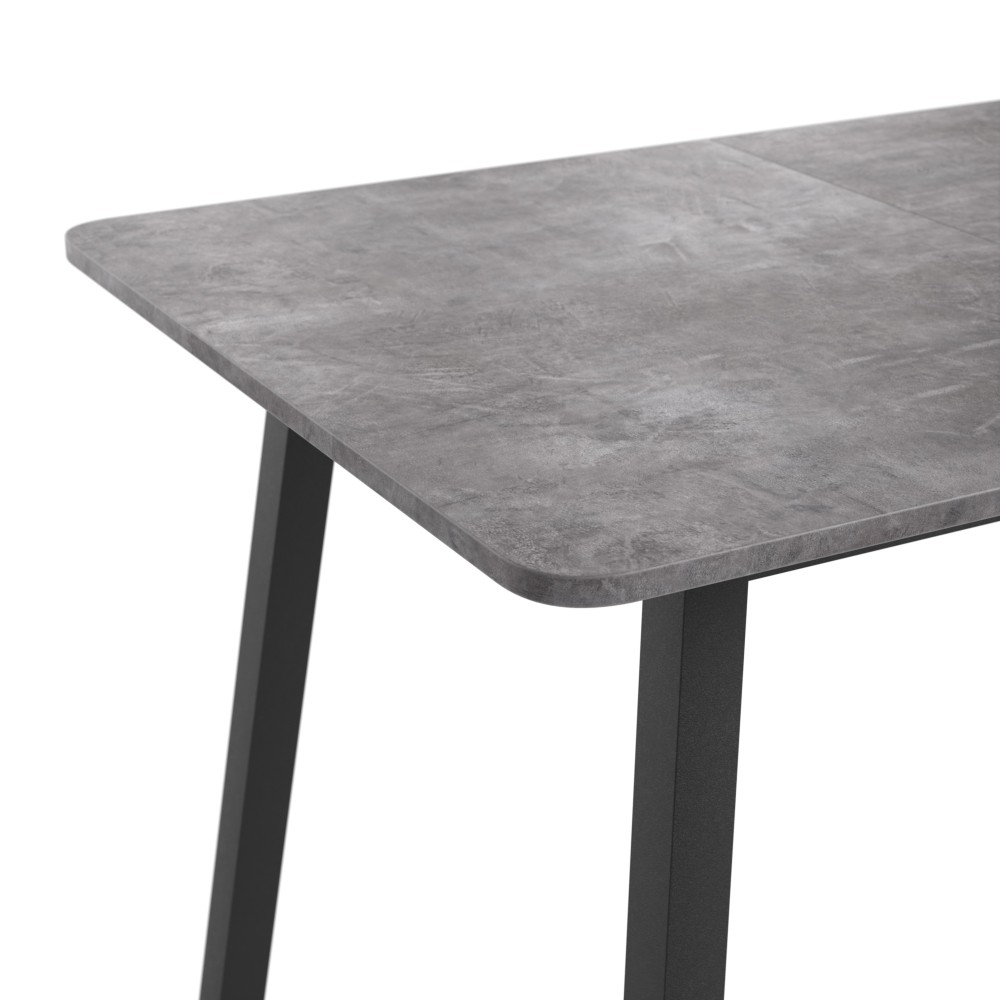 Стол обеденный раздвижной WINK-110 Черный / Дымчатая керамика купить в Москве — цена от ...