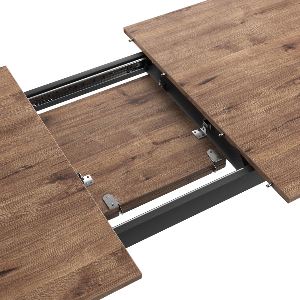 Стол обеденный раздвижной WINK-110 Черный / Дуб винтажный купить в Москве — цена от ...