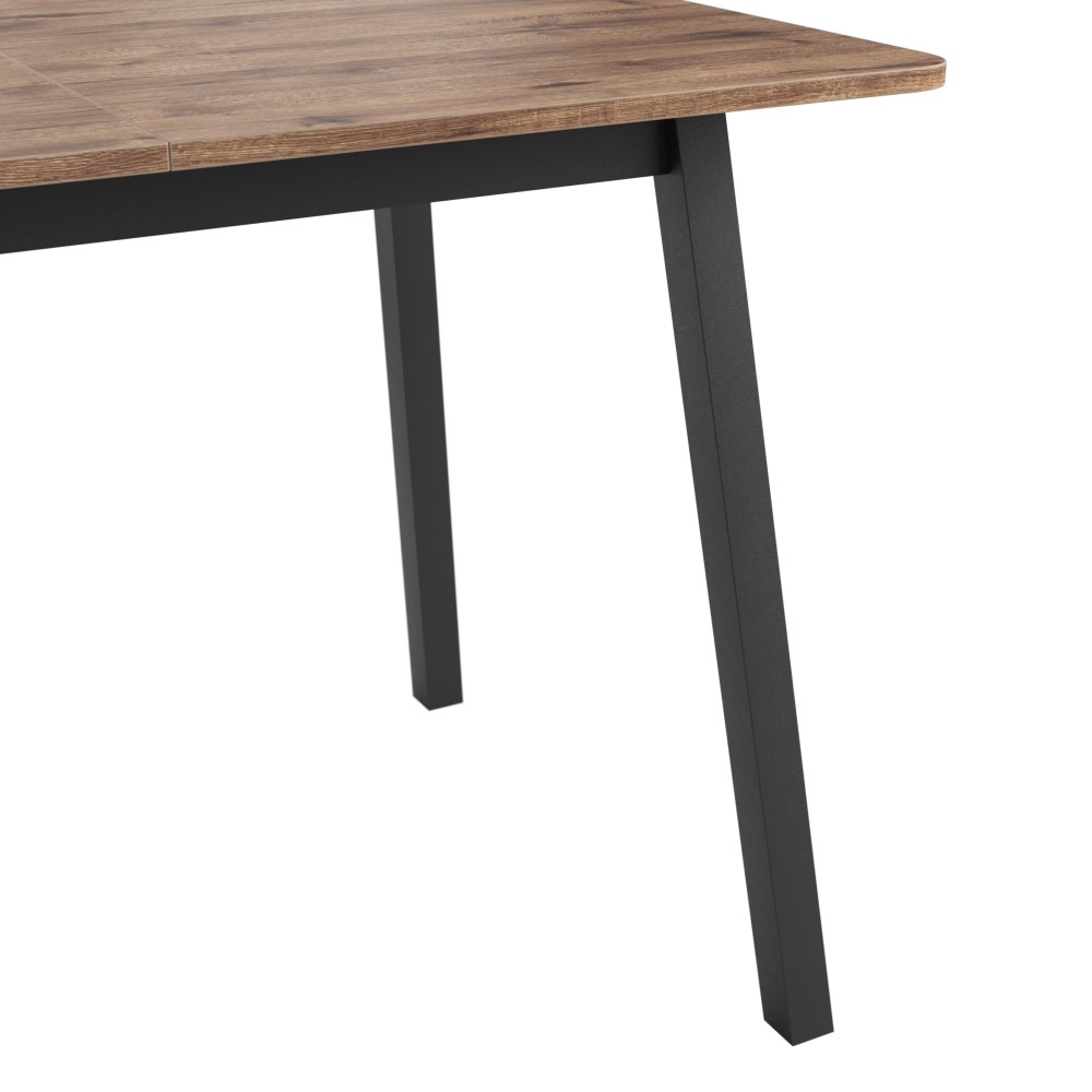 Стол обеденный раздвижной WINK-110 Черный / Дуб винтажный купить в Москве — цена от ...