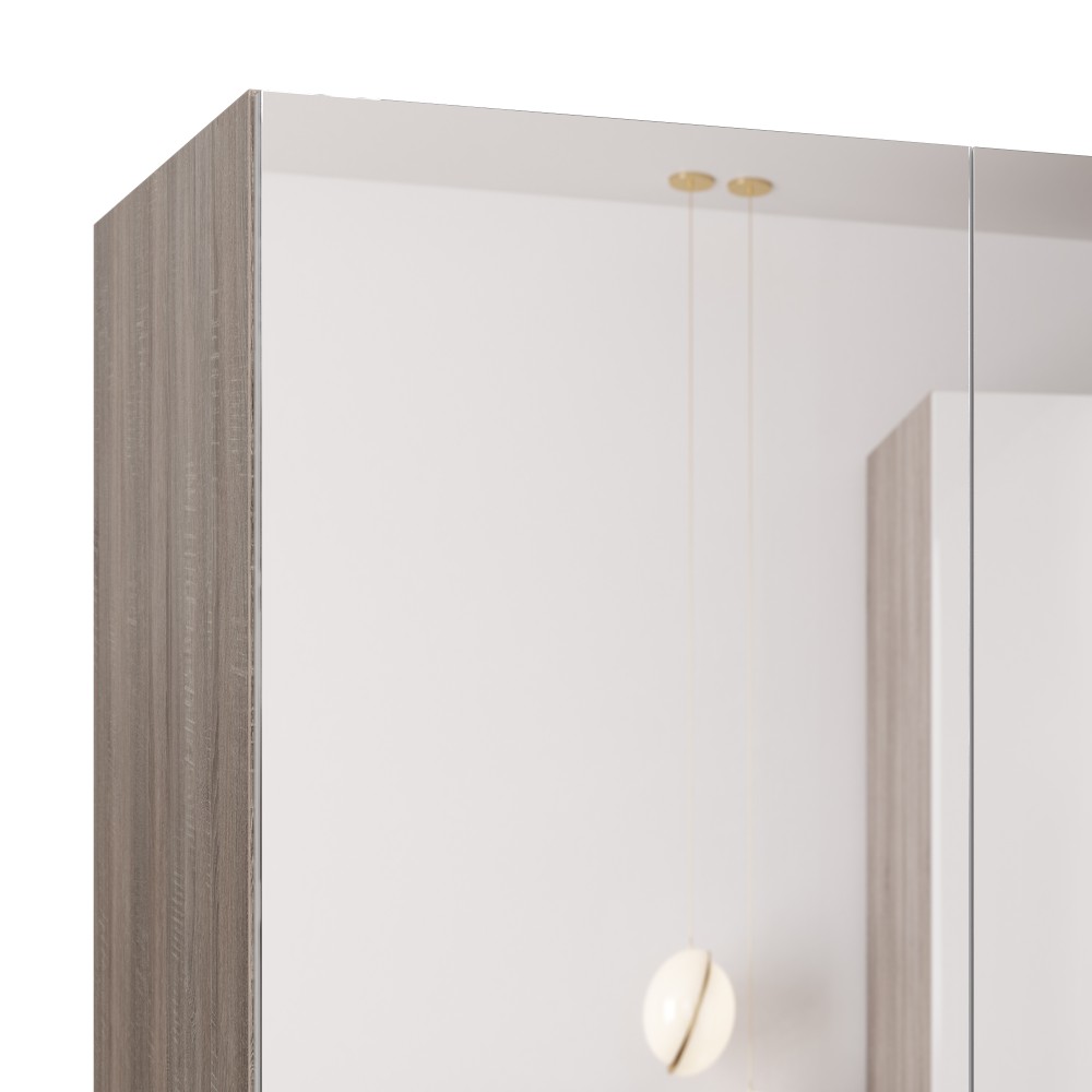 Шкаф распашной Элеганс Дуб сонома / белый глянец купить в Москве — цена ...