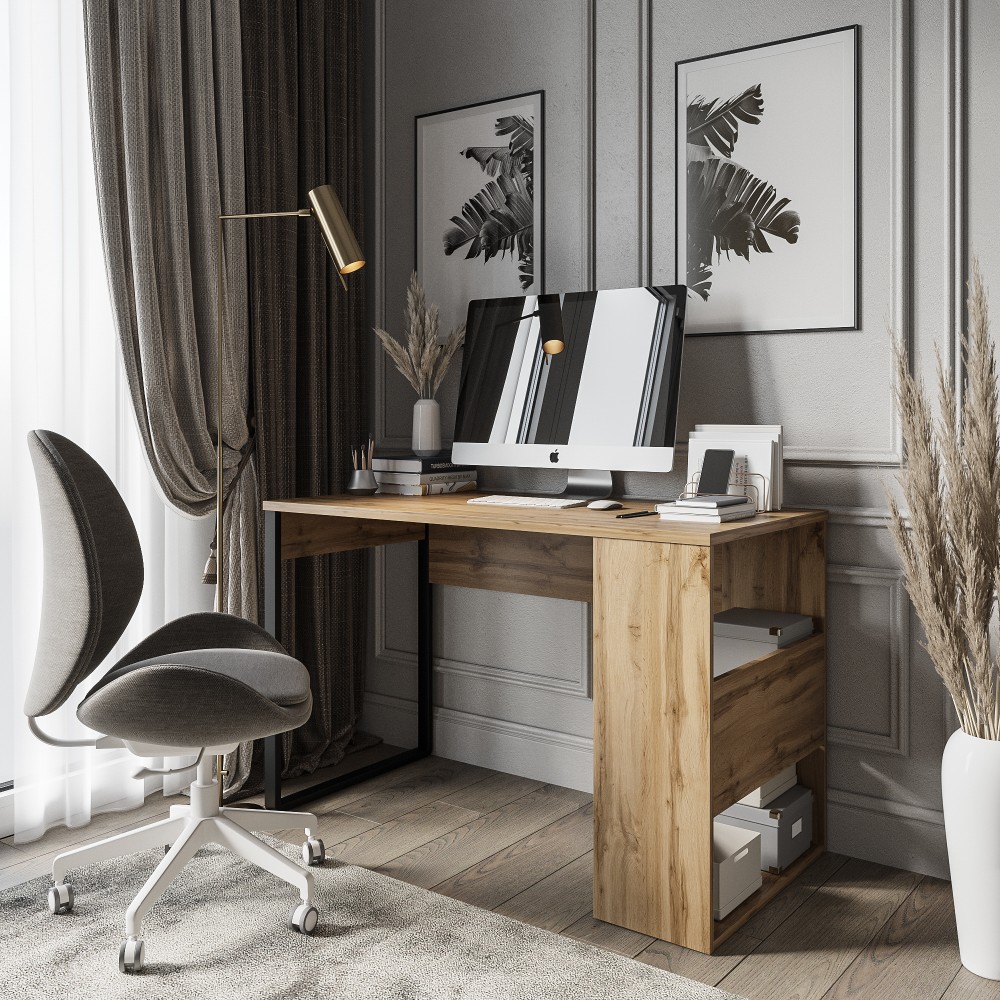 Письменный стол Кассия 1,2 Дуб вотан купить в Новосибирске — цена от ...