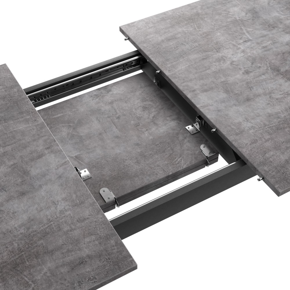 Стол обеденный раздвижной WINK-110 Черный / Дымчатая керамика купить в Москве — цена от ...