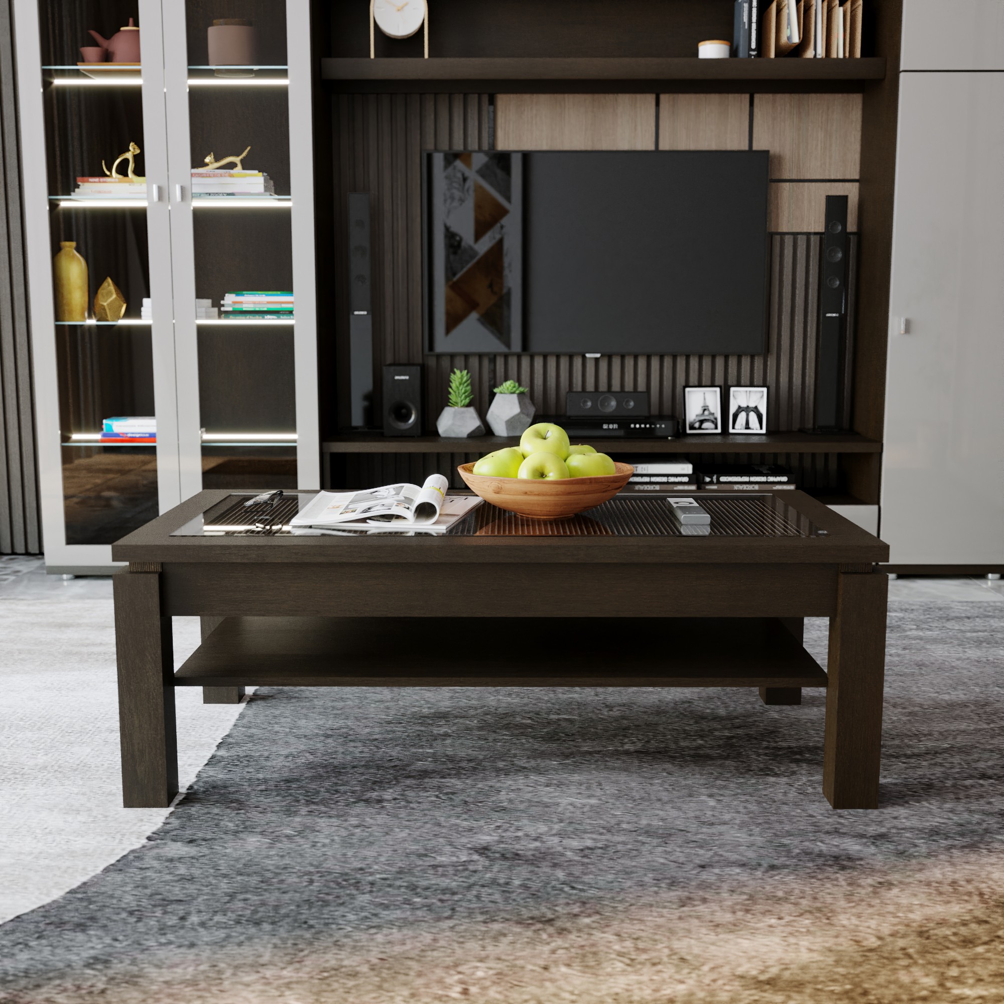 Журнальный столик Орнета Кедр шоколад / венге (б) купить в Новосибирске — цена от производителя ...