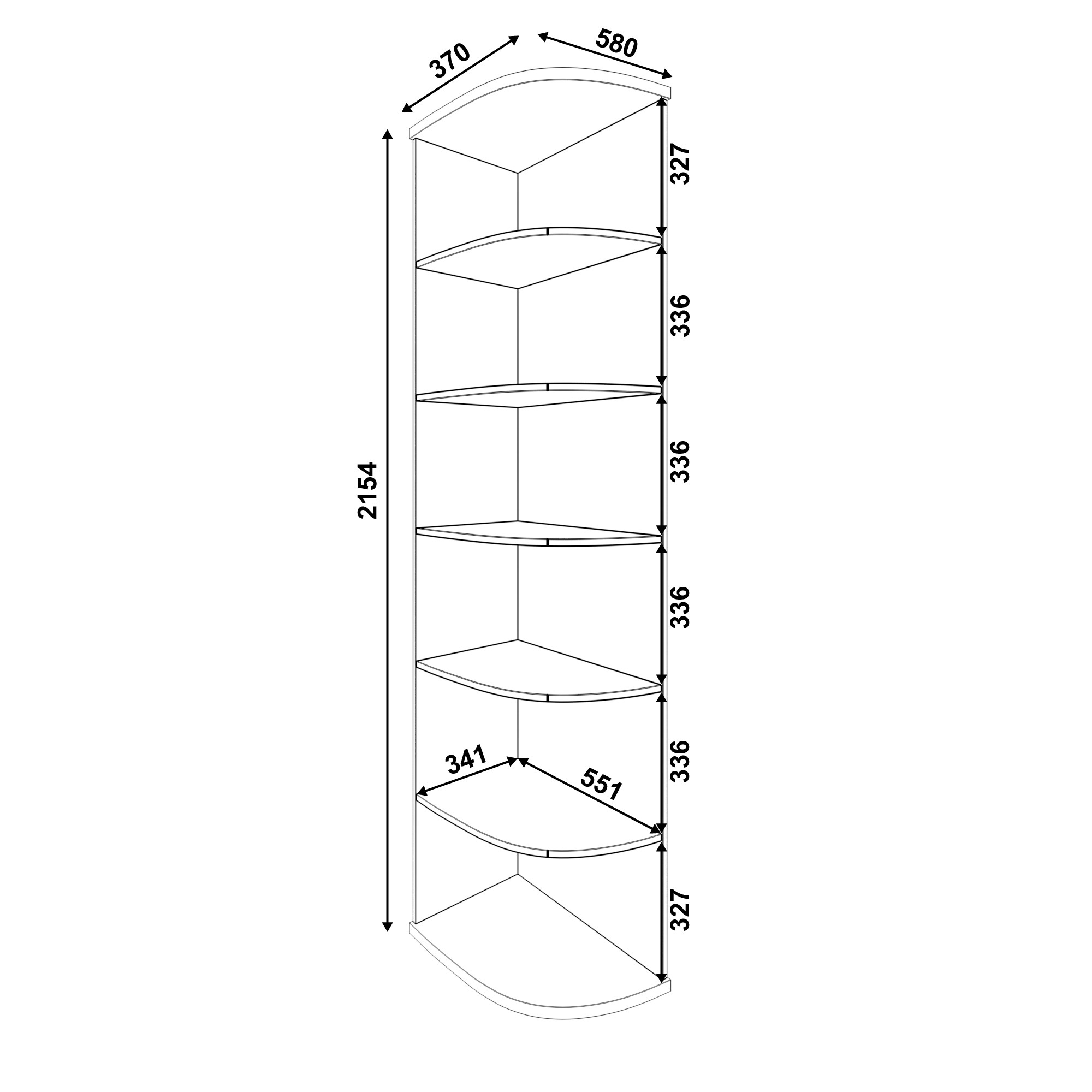 Стеллаж Орнета Дуб белладжио купить в Москве — цена от производителя 17 430 ₽ в магазине Lazurit ...