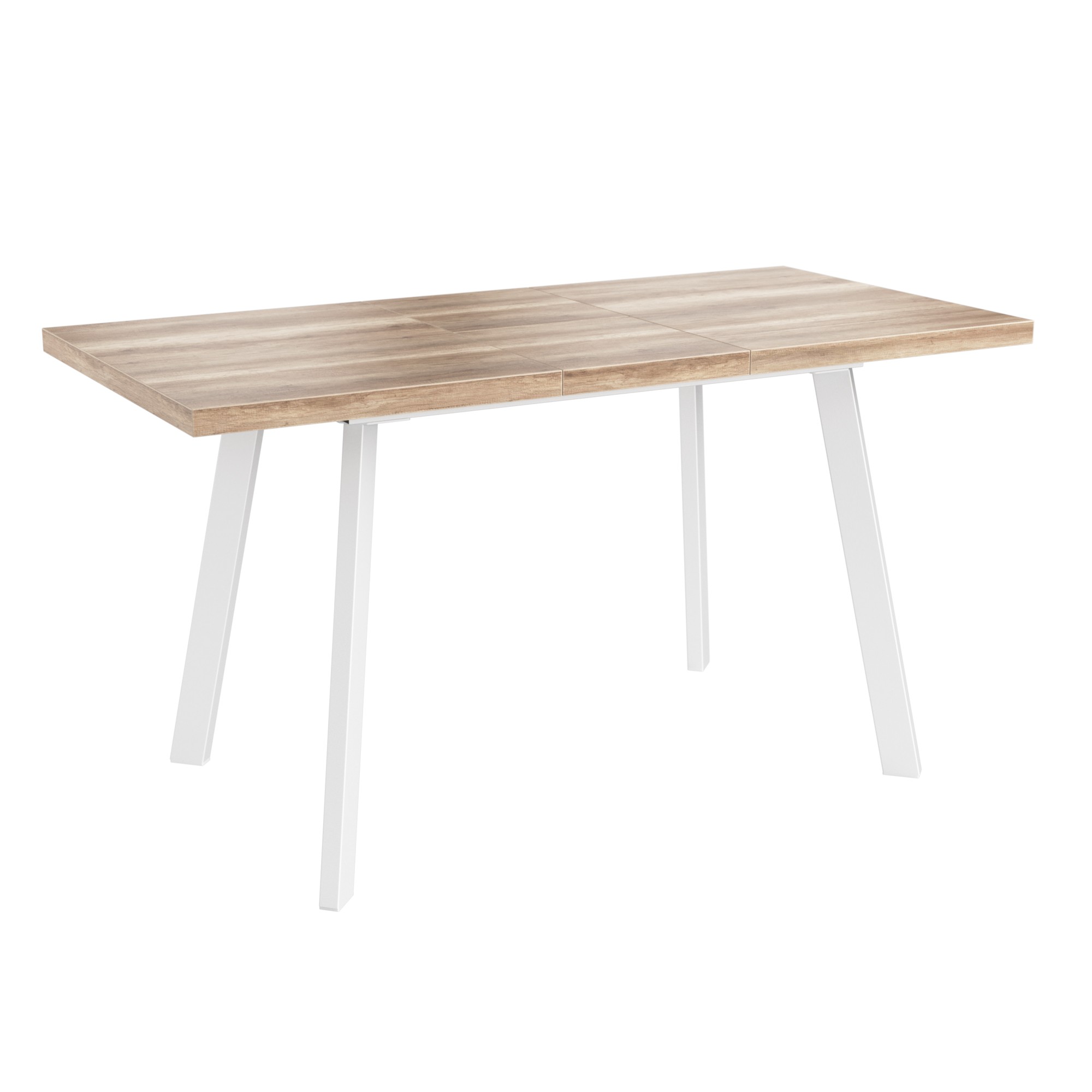 Стол обеденный раздвижной ROM-110 Белый / Дуб каньон купить в Москве — цена от производителя 29 ...