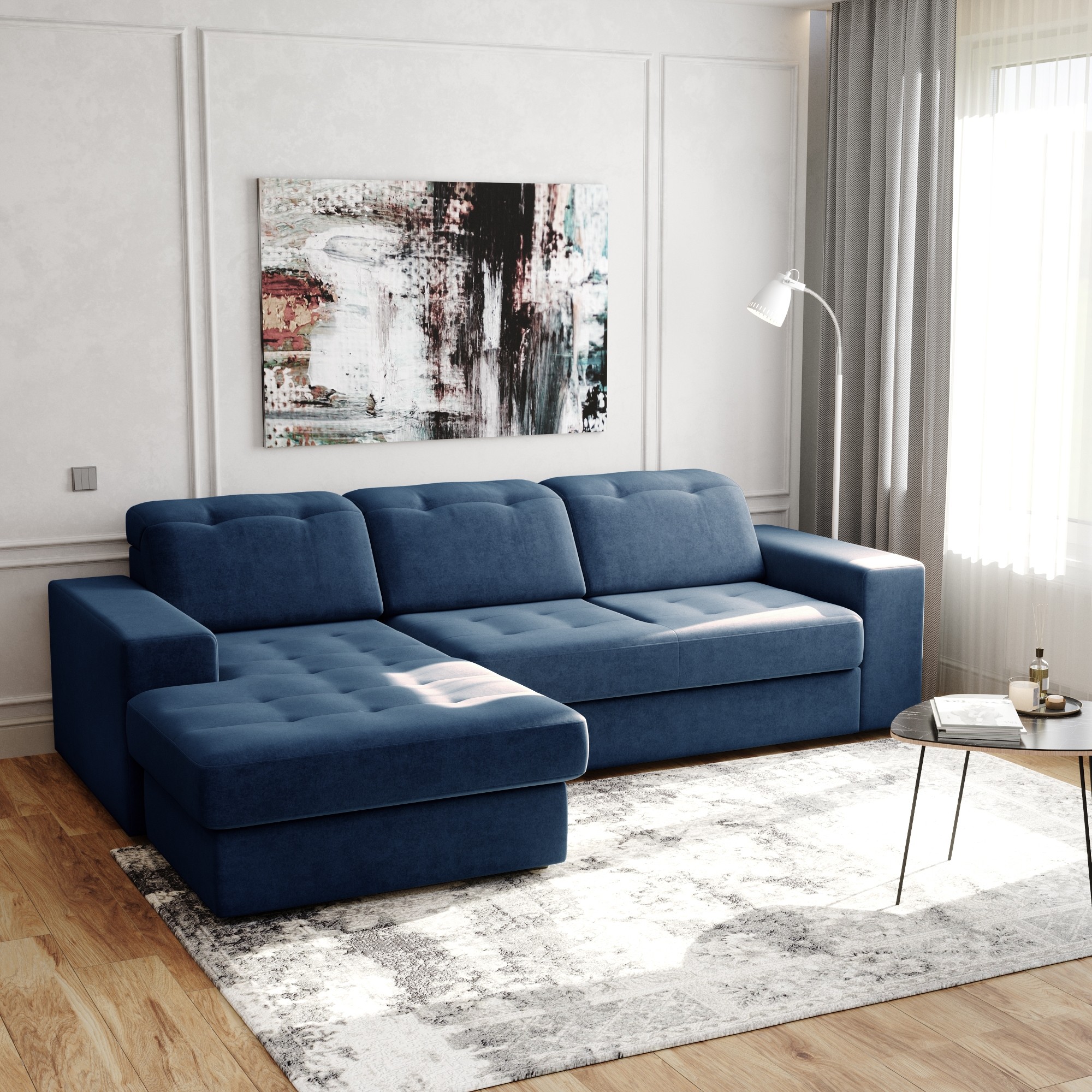 Диван угловой левый Лондон Formula 784 купить в Москве — цена от производителя 246 320 ₽ в ...