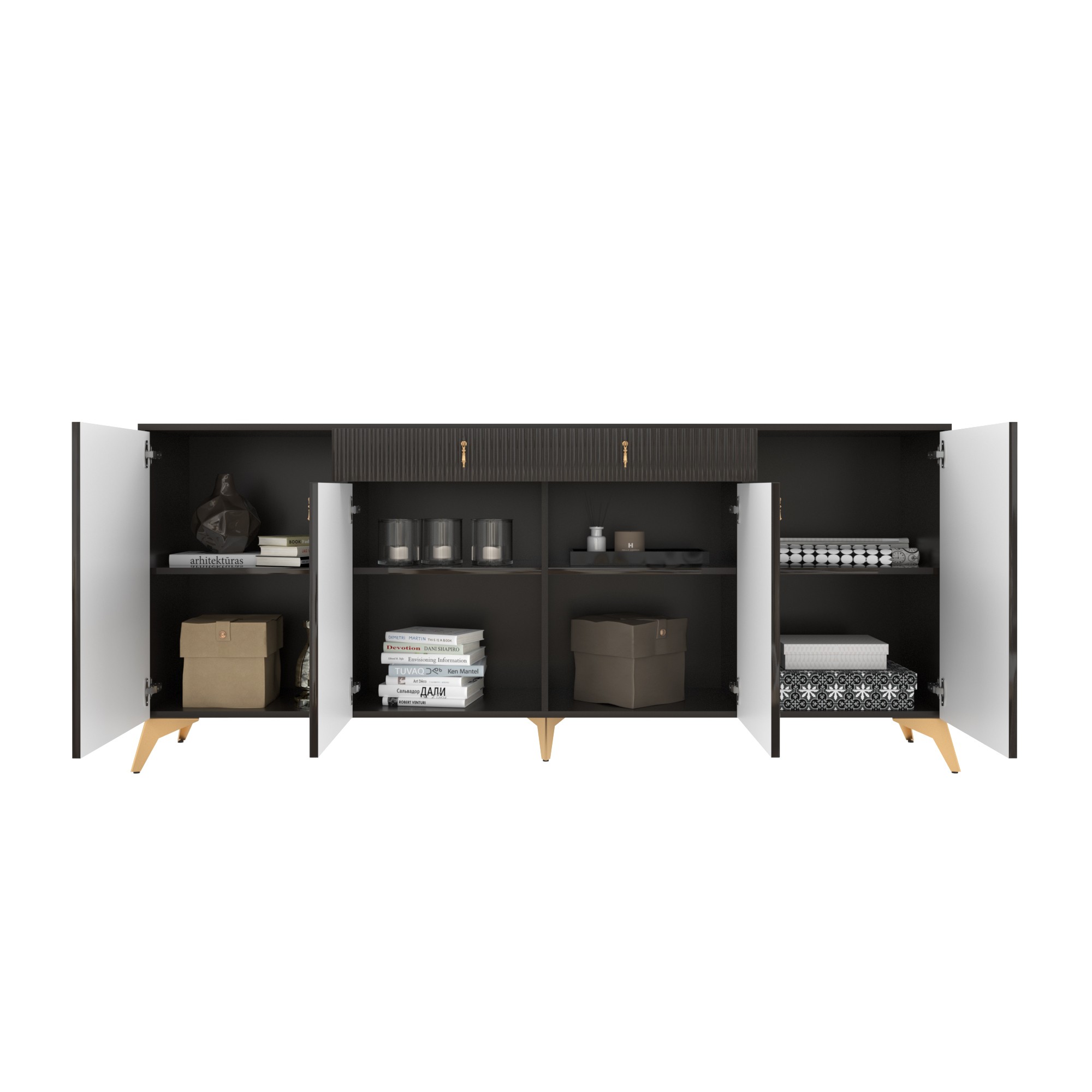 Комод Креативо Черный графит глянец купить в Москве — цена от ...