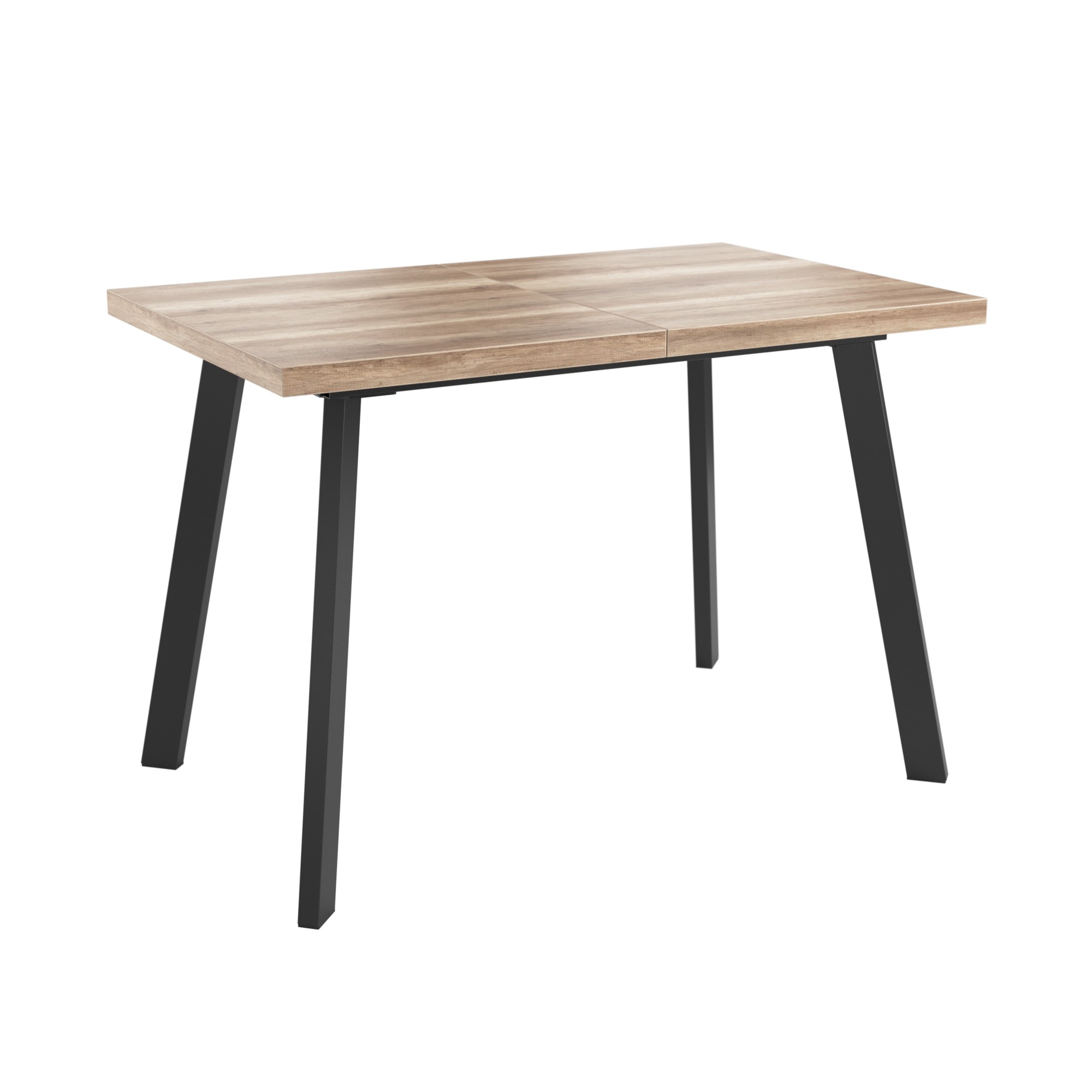 Стол обеденный раздвижной ROM-110 Черный / Дуб каньон купить в Москве — цена от производителя 35 ...