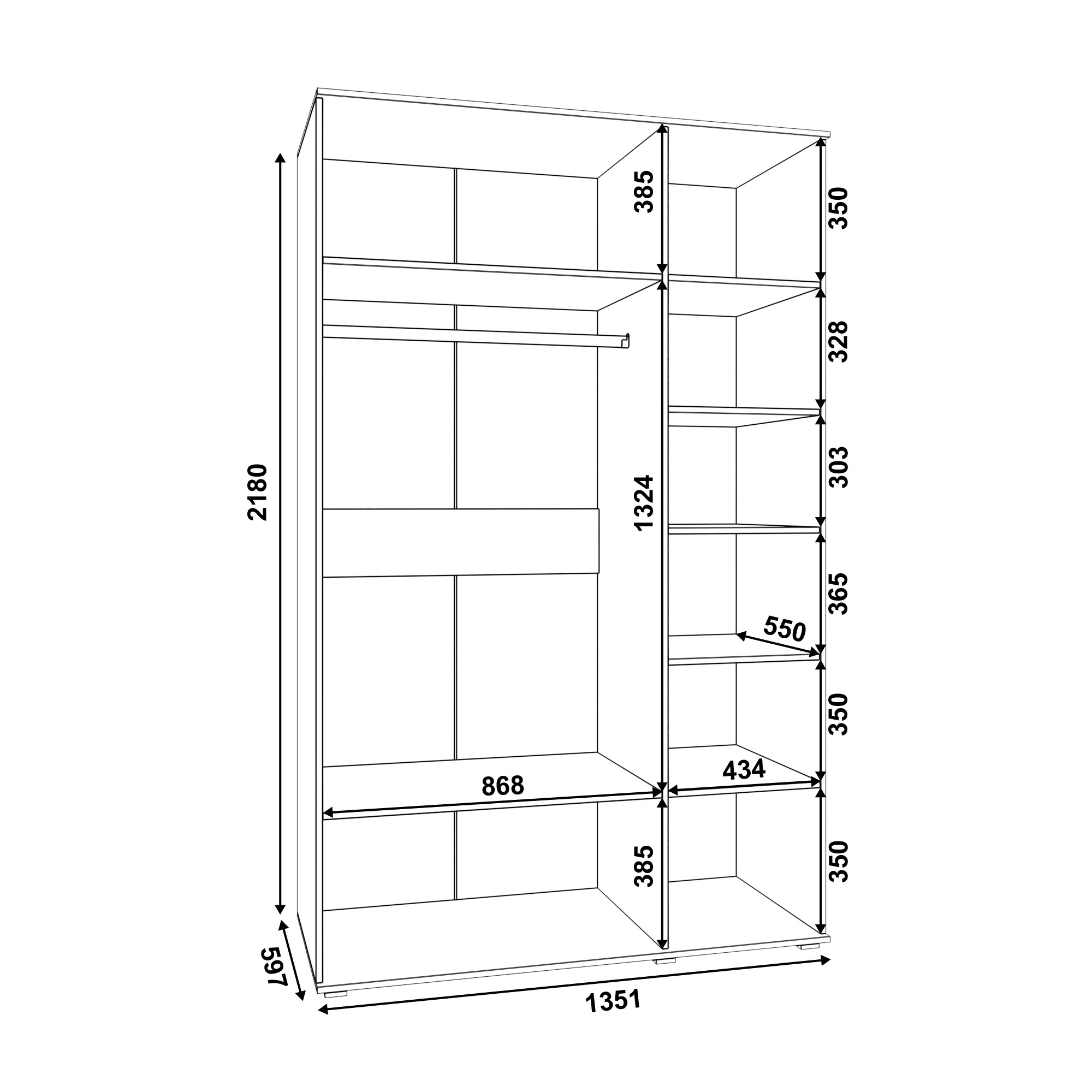Шкаф Авангард купить в Санкт-Петербурге — цена от производителя 91 100 ₽ в магазине Lazurit ...