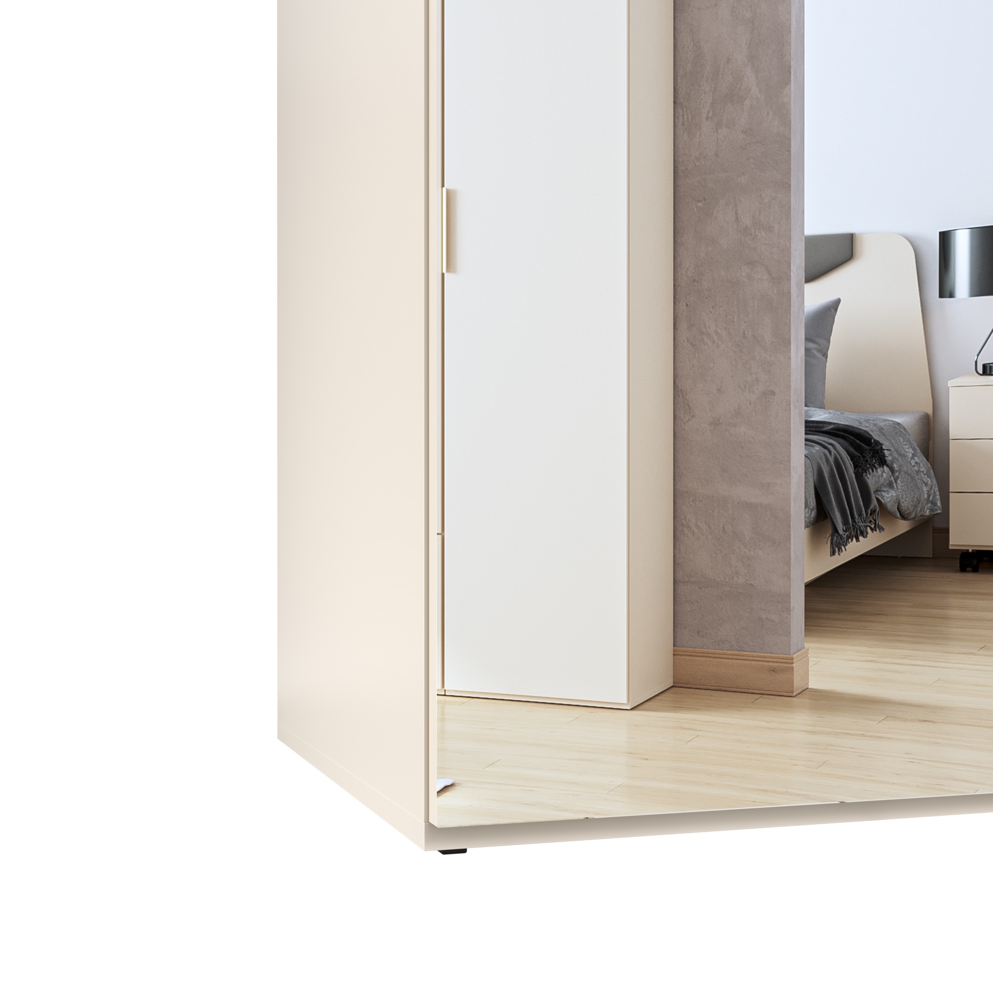 Шкаф распашной Люксор Сатин / зеркало купить в Москве — цена от ...