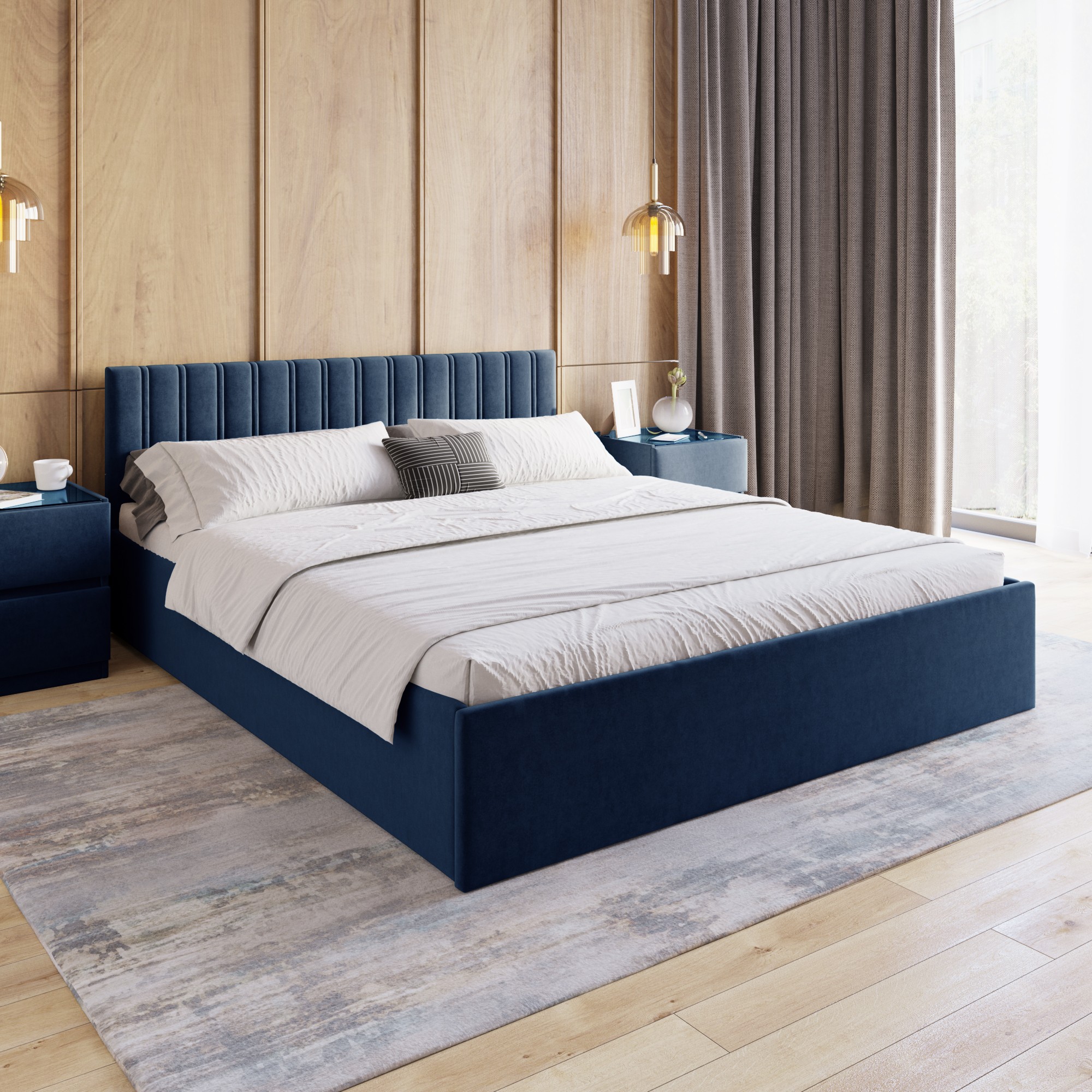 Кровать с подъемным механизмом Адель 180 х 200 купить в Москве в магазине Lazurit, 8628.т0 ...