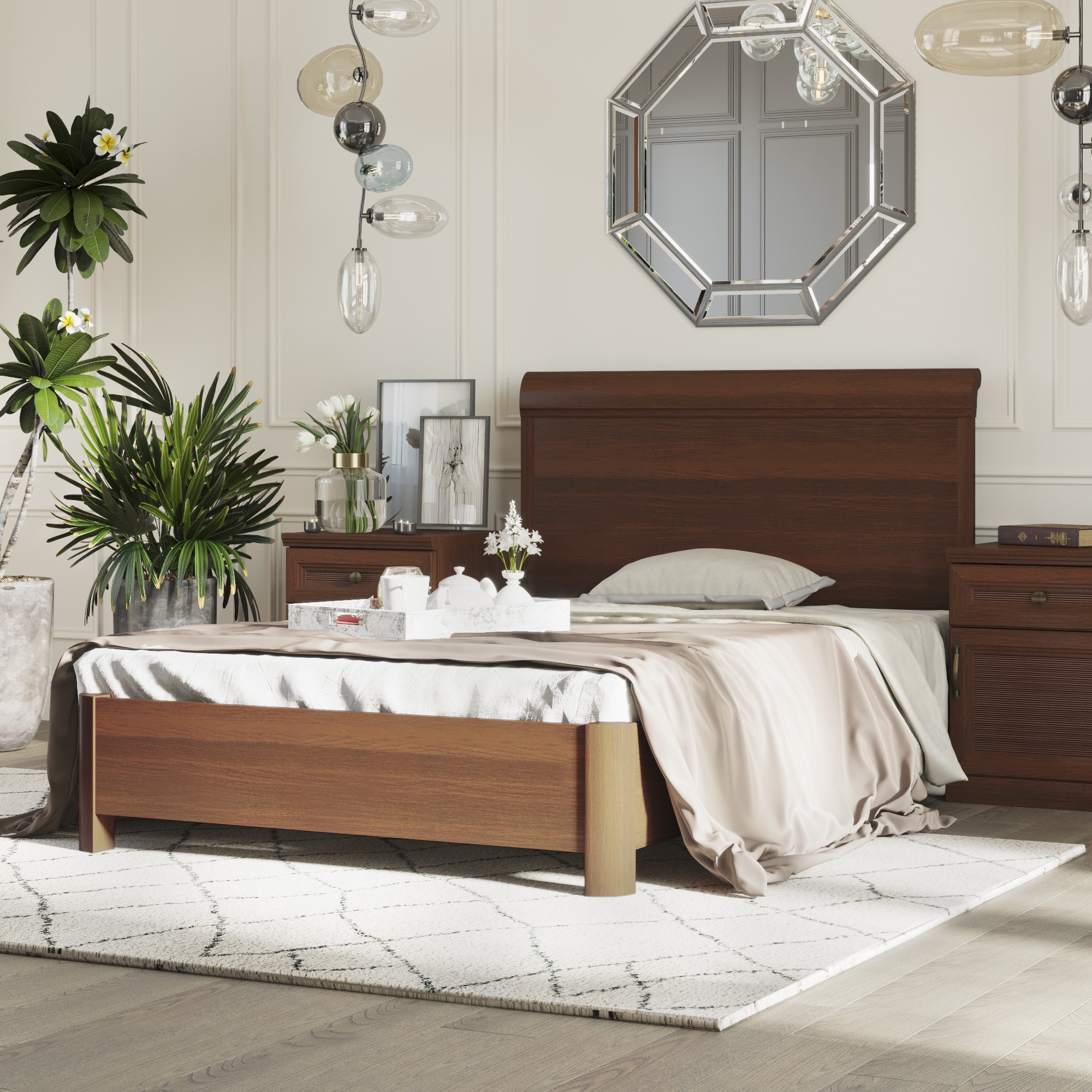 Кровать Белладжио 120 х 200 купить в Воронеже в магазине Lazurit, 2366.д0.56у , 2 отзыва, Орех ...