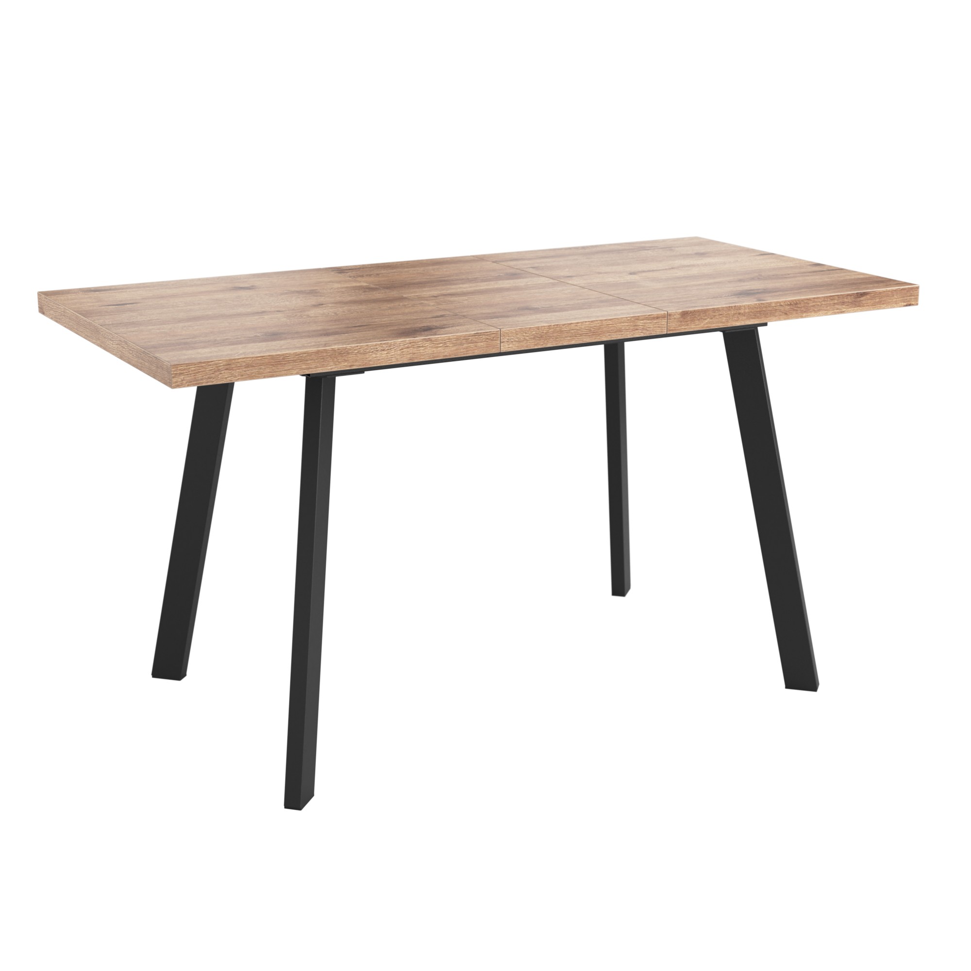 Стол обеденный раздвижной ROM-110 Черный / Дуб винтажный купить в Москве — цена от производителя ...