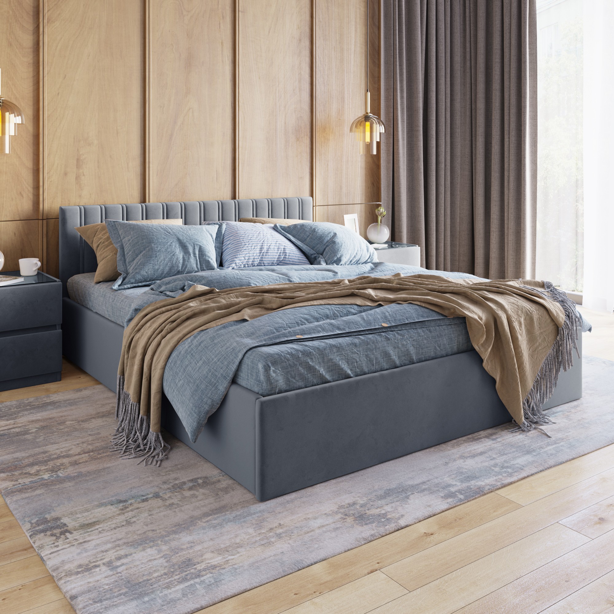 Кровать с подъемным механизмом Адель 160 х 200 купить в Москве в магазине Lazurit, 8627.т0.вл32у ...