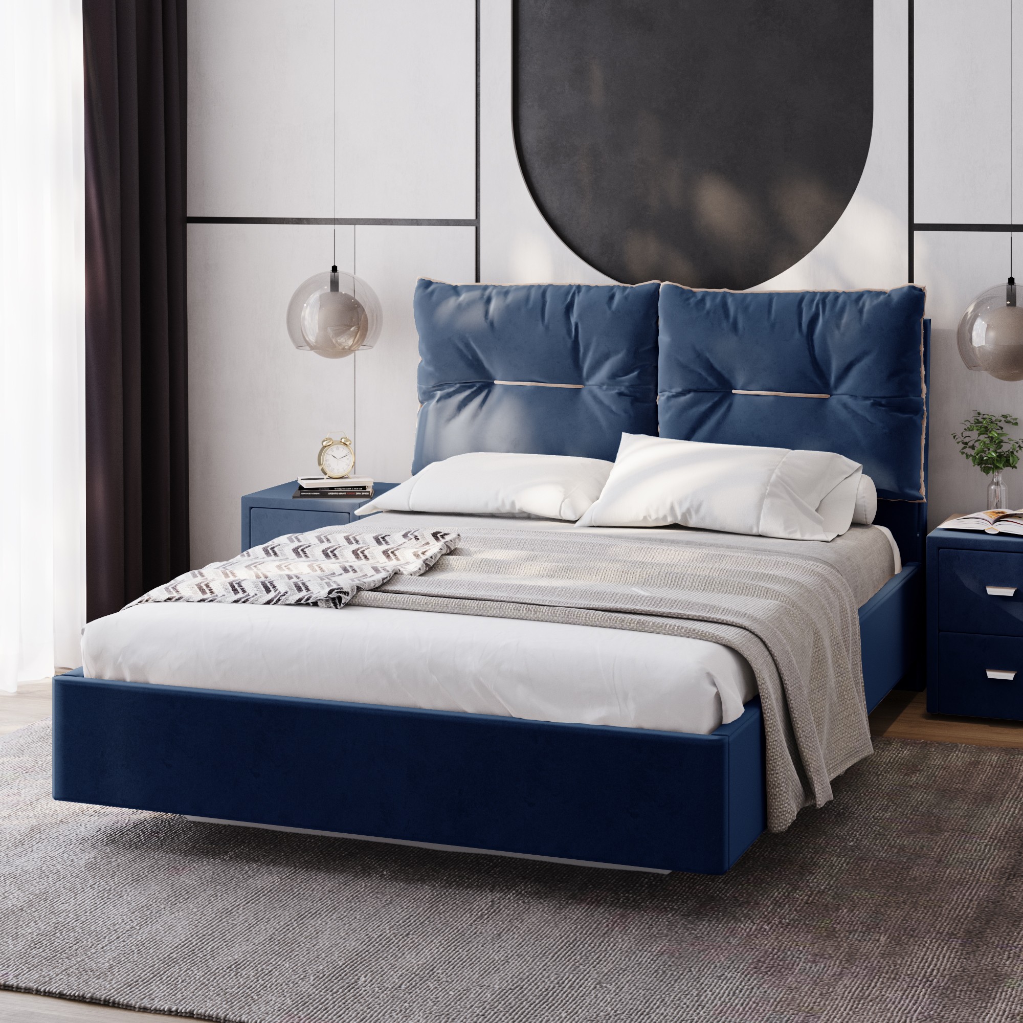 Кровать с подъемным механизмом Санремо 140 х 200 купить в Москве в магазине Lazurit, 2704.00 ...