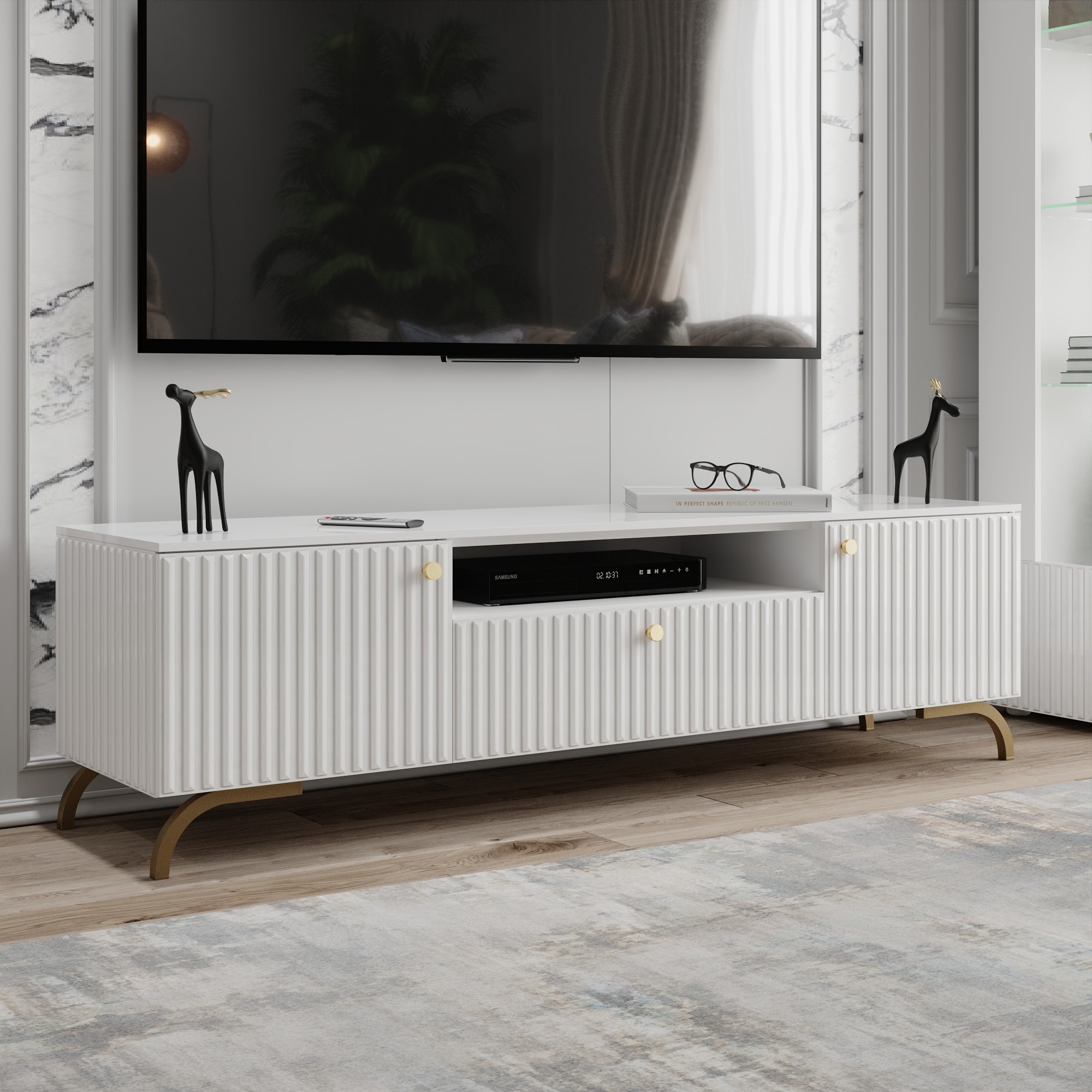 Тумба под телевизор Монте-Карло , 44,7 х 160 х 39,8 см — купить в Омске ...