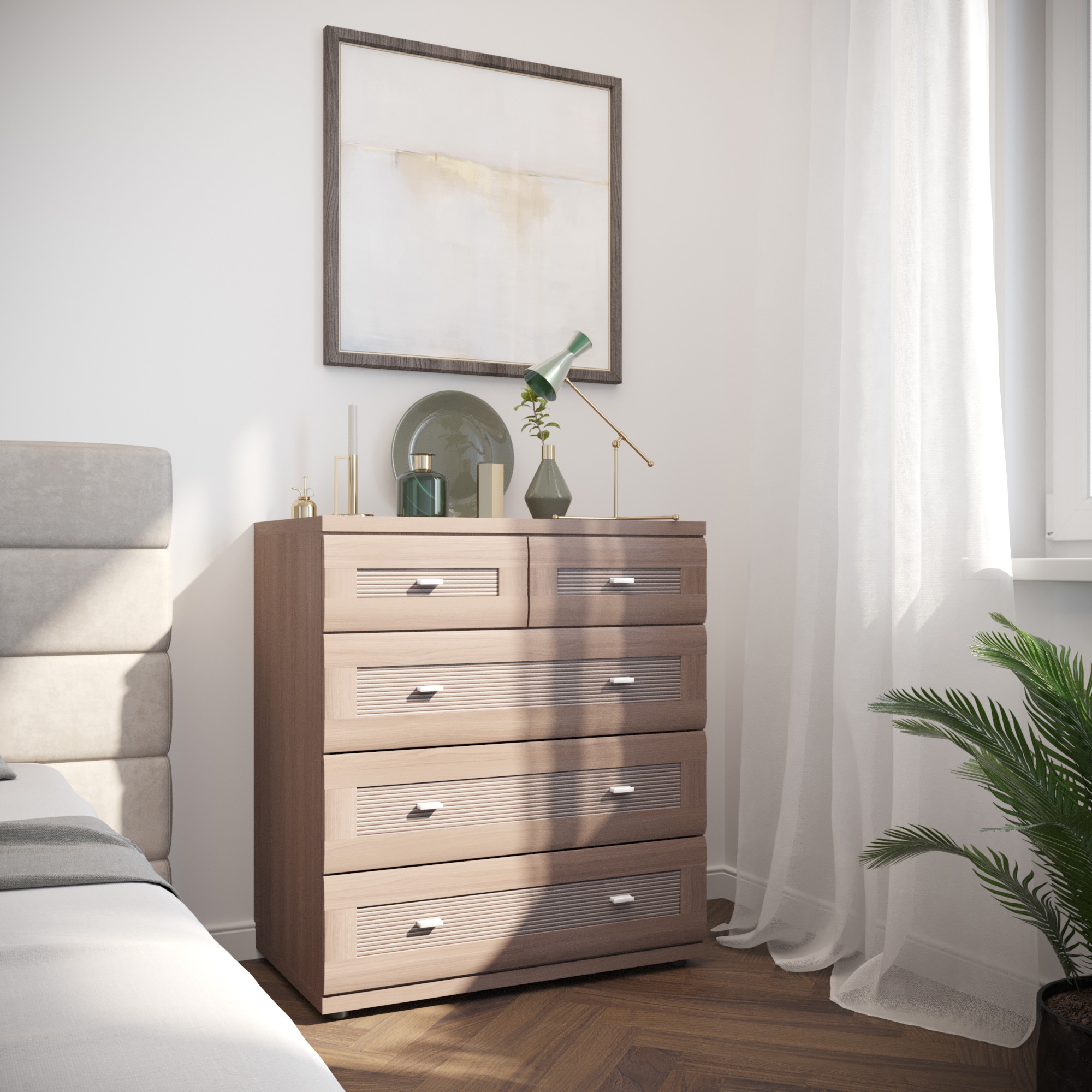 Комод Орнета Орех клифтон дымчатый (б) купить в Москве — цена от ...