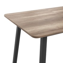 Стол обеденный раздвижной WINK-110 Черный / Дуб каньон купить в Москве — цена от производителя ...