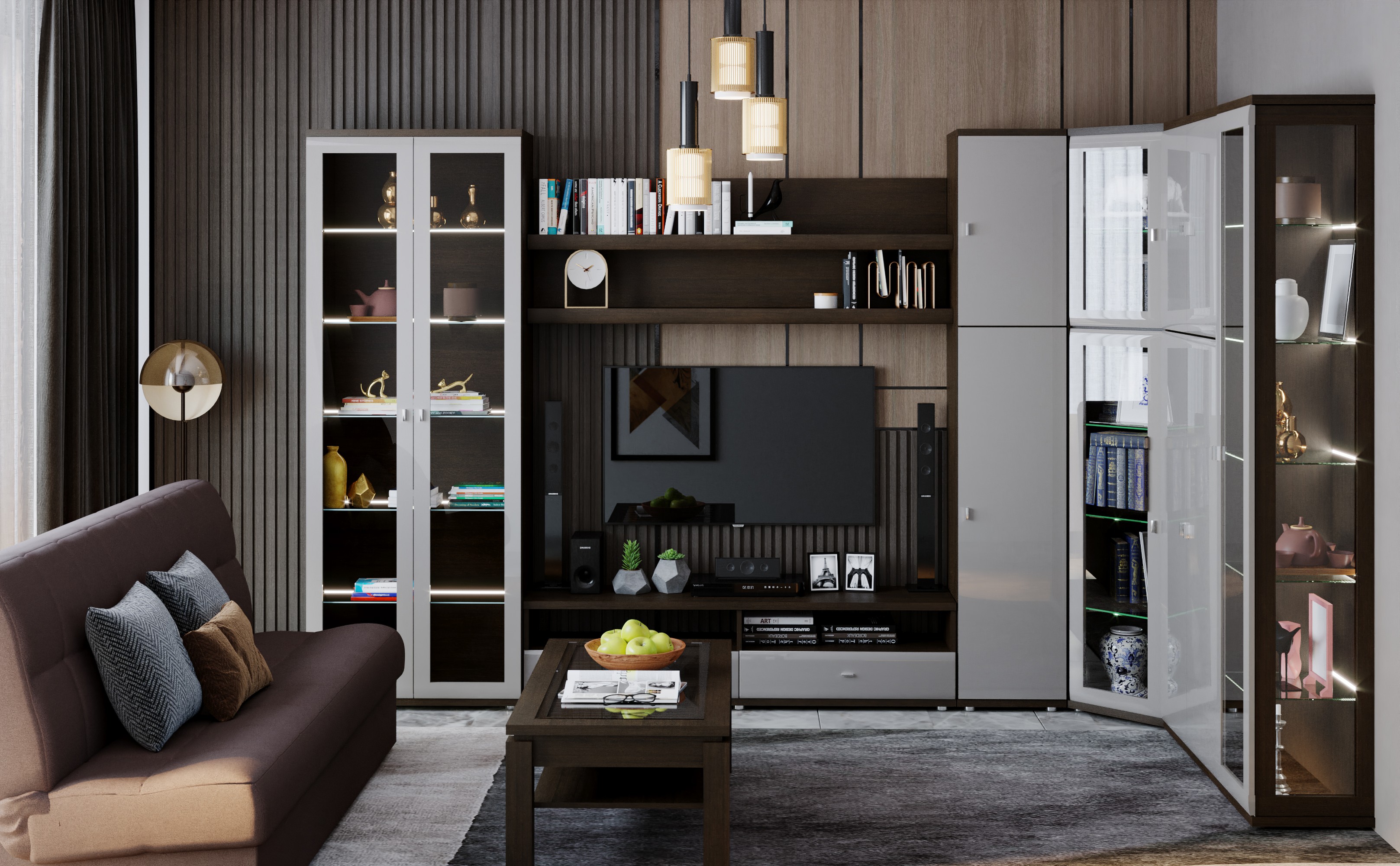 Журнальный столик Орнета Кедр шоколад / венге (б) купить в Новосибирске — цена от производителя ...