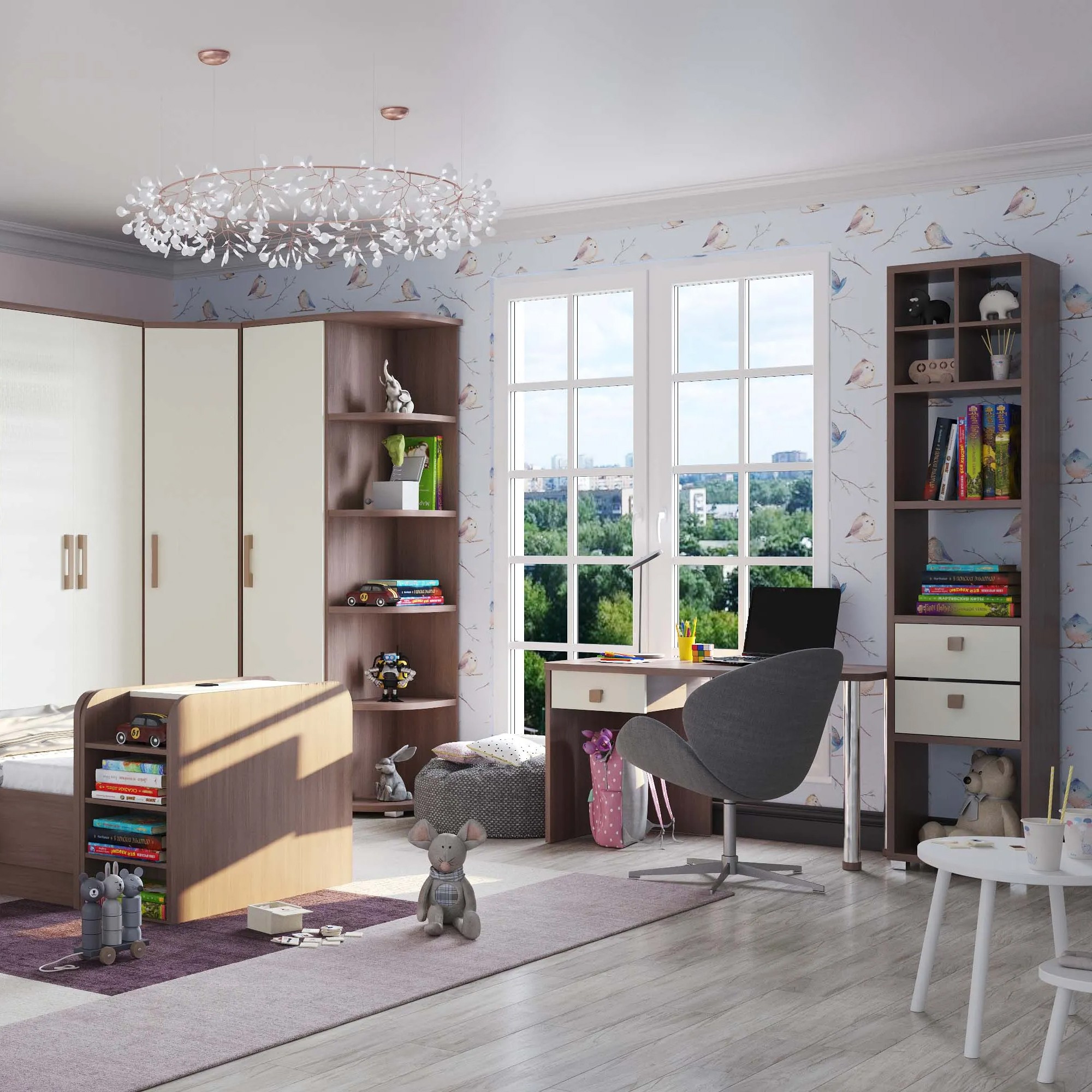 Стеллаж Тиана Орех клифтон купить в Москве — цена от производителя 17 430 ₽ в магазине Lazurit ...