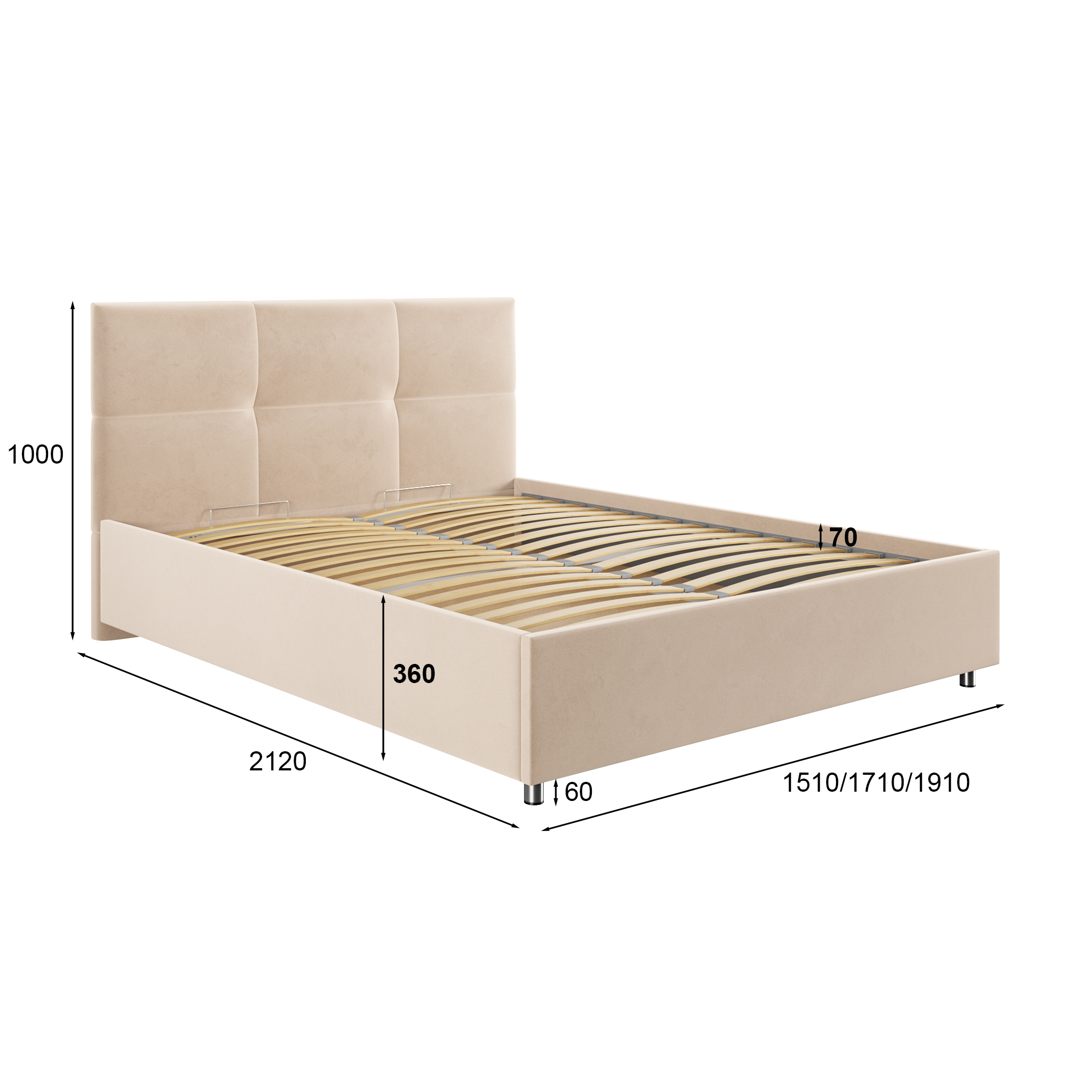 Кровать с подъемным механизмом Альба 140 + матрас Барон купить в Москве в магазине Lazurit ...
