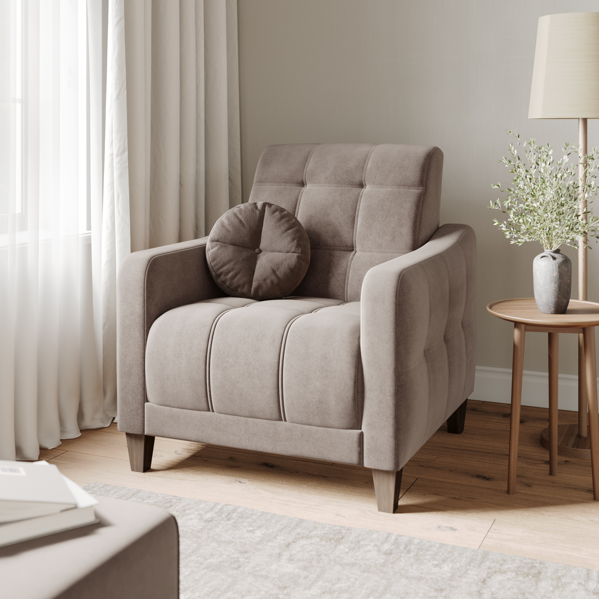 Кресло Бремен в стиле современный, скандинавский, с механизмом — купить в Красноярске в магазине ...