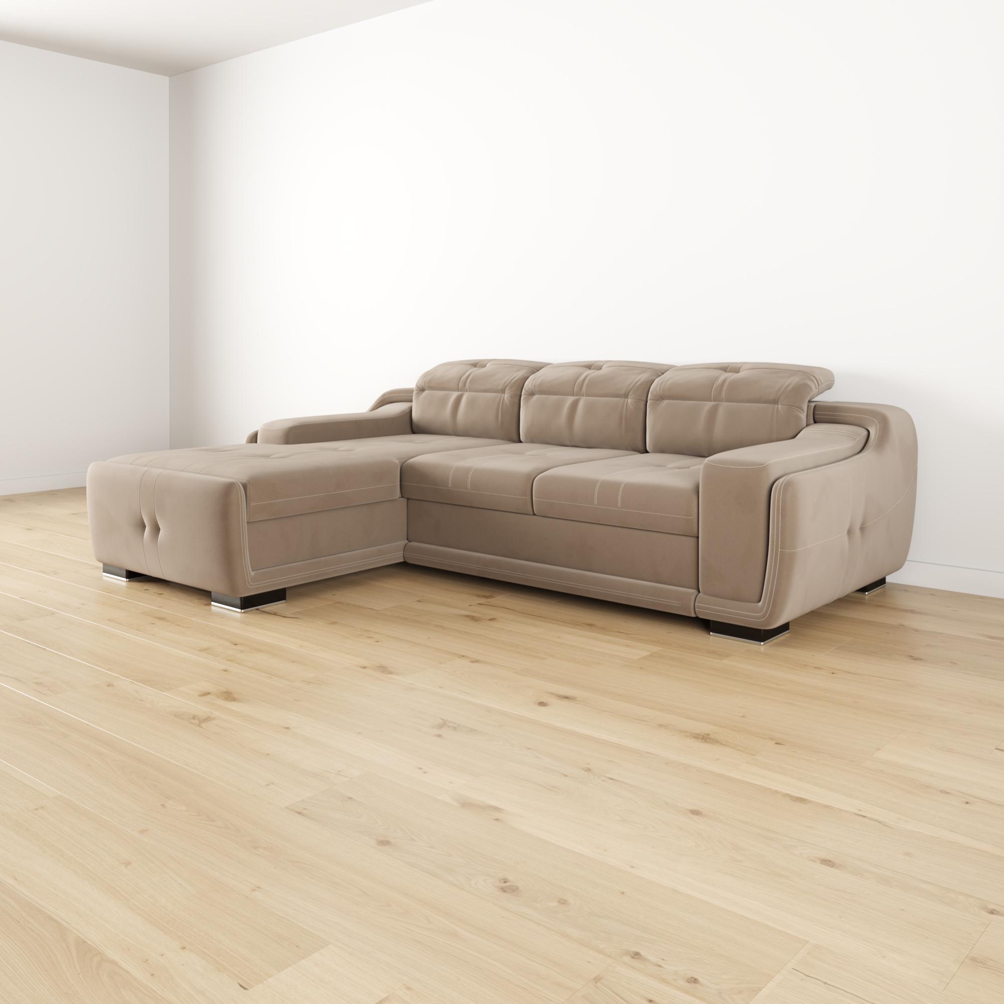 Диван модульный угловой левый Пекин в стиле современный, с механизмом дельфин — купить в Москве ...