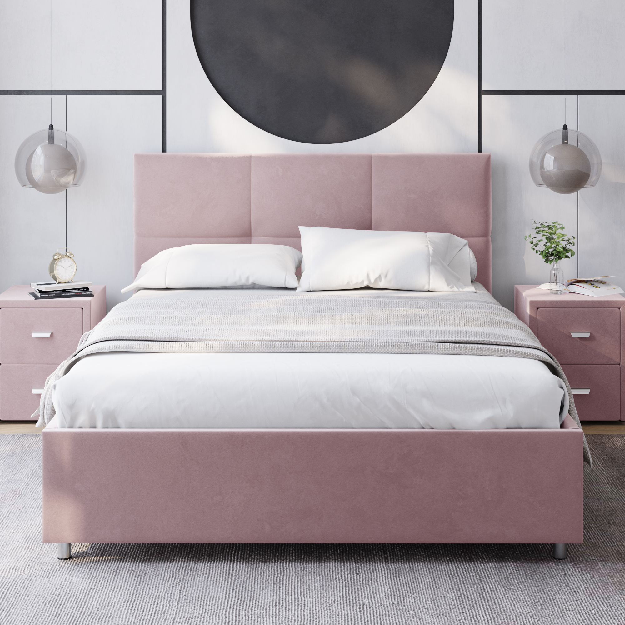 Кровать с подъемным механизмом Альба 140 + матрас Барон купить в Москве в магазине Lazurit ...