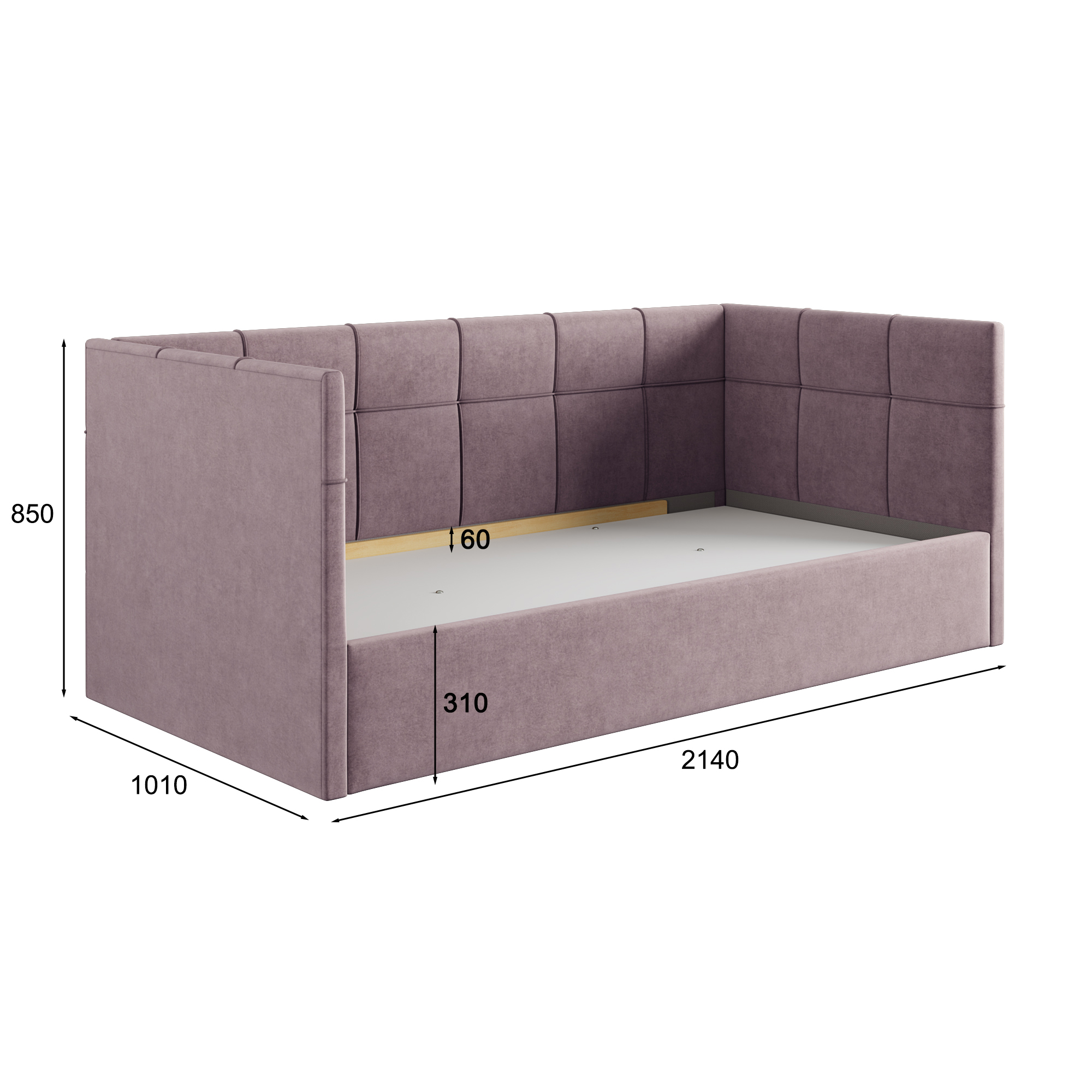 Кровать с подъемным механизмом П-образная Мидо 90x200 formula 890 90 купить в Истре в магазине ...