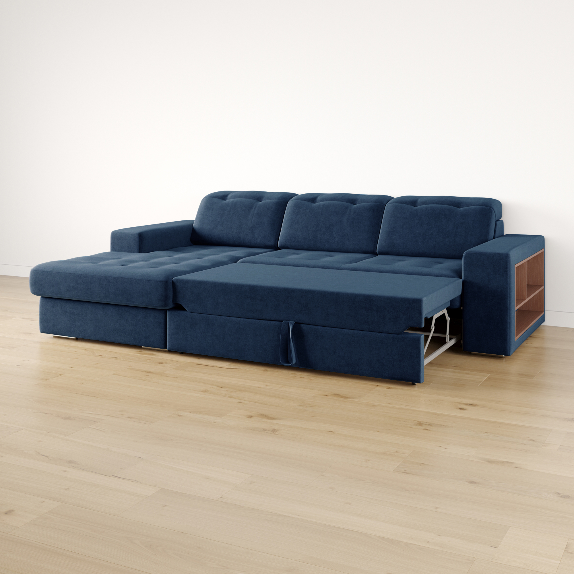 Диван угловой левый Лондон в стиле современный, с механизмом — купить в Москве в магазине ...