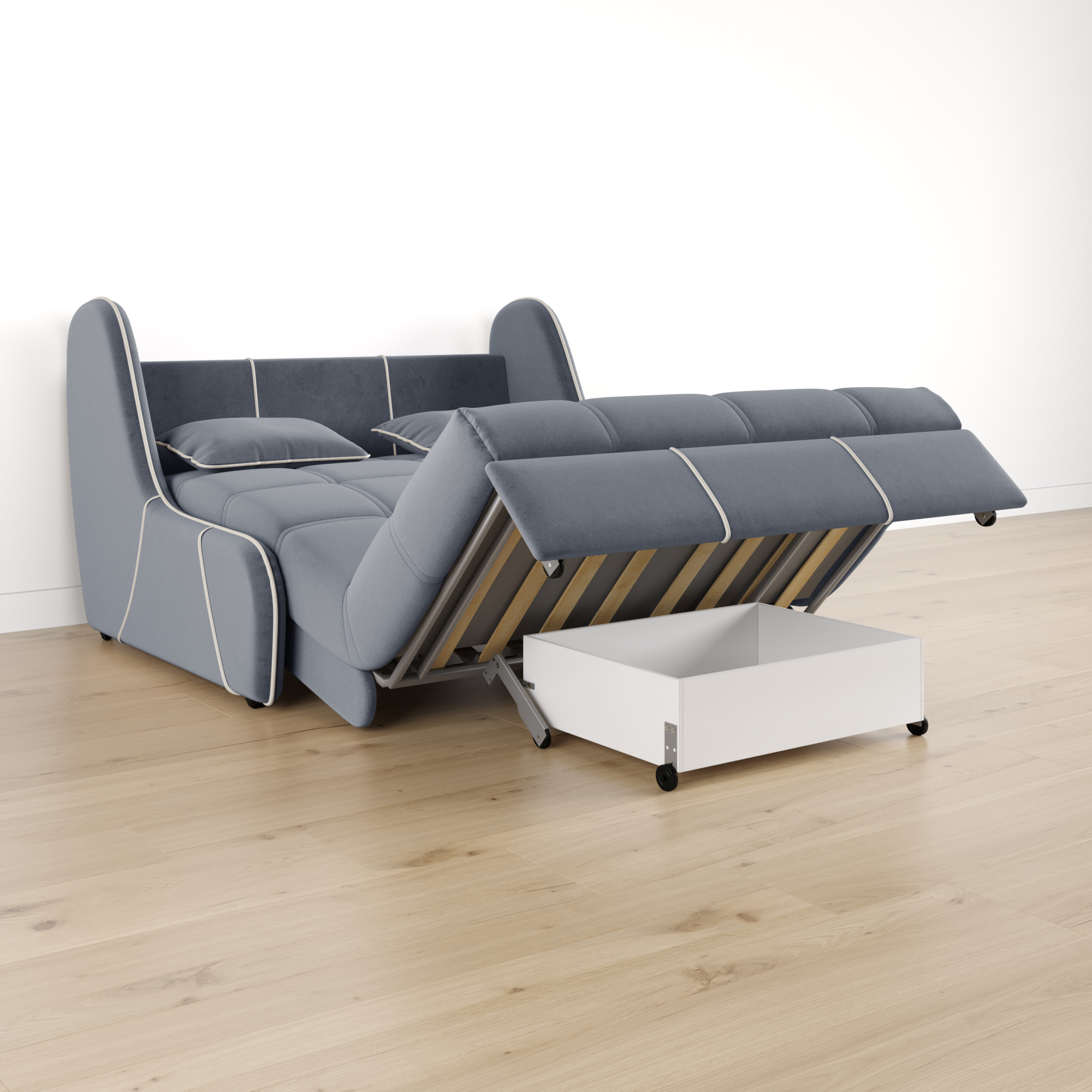 Диван 2-местный Бонн 1,2 в стиле скандинавский, контемпорари, неоклассика, с механизмом — купить ...