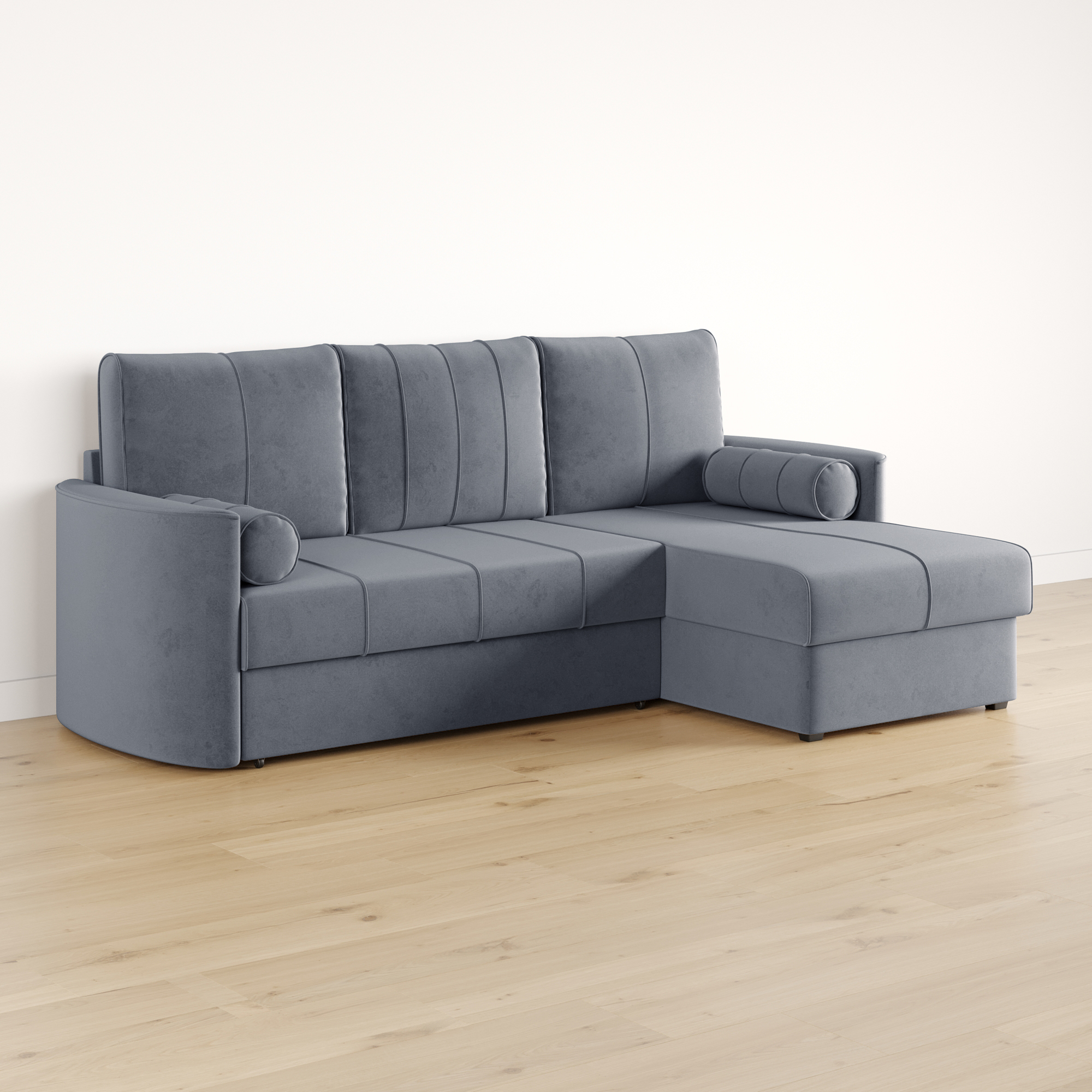 Диван угловой Амми в стиле современный, лофт, скандинавский, с механизмом — купить в Москве в ...