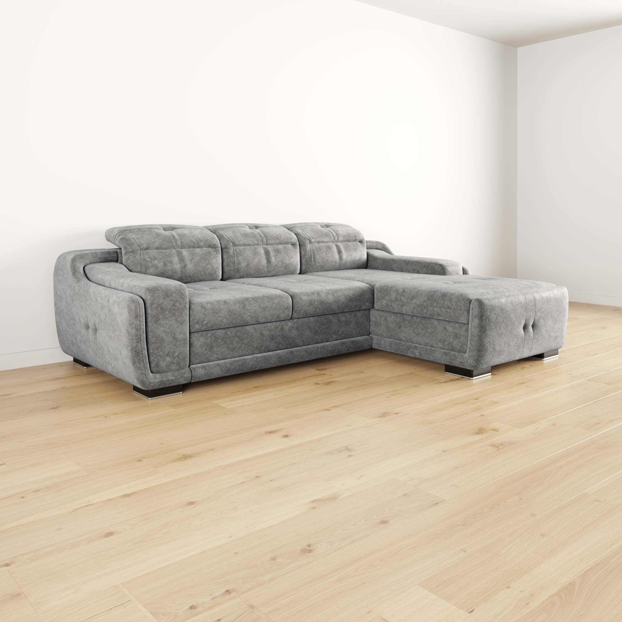 Диван угловой правый Пекин в стиле современный, с механизмом — купить в Омске в магазине Lazurit ...