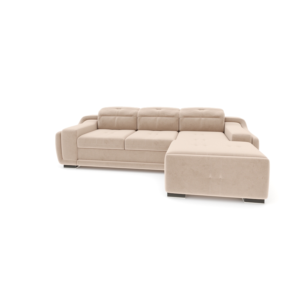 Диван угловой правый Пекин в стиле современный, с механизмом дельфин — купить в Москве в ...